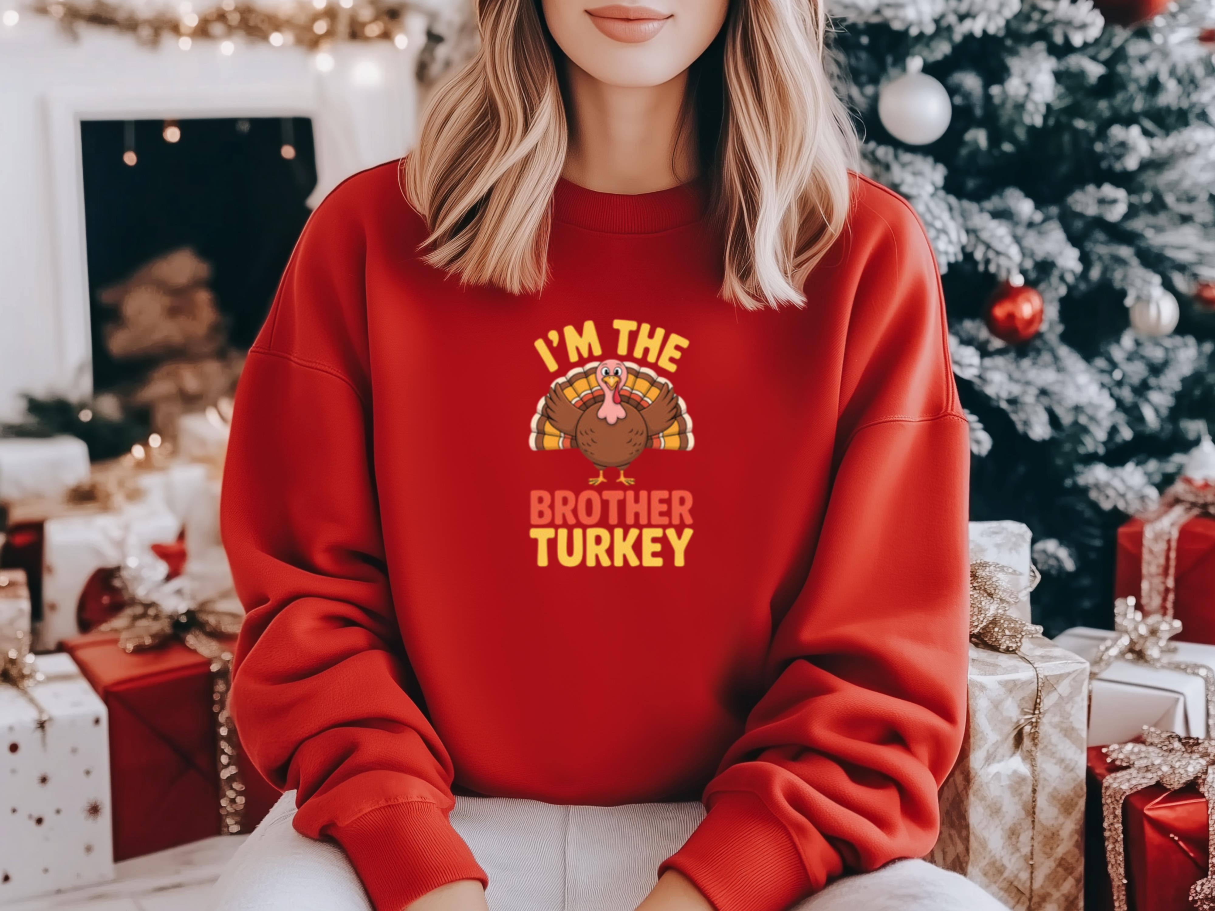 Brother Turkey Funny Family Thanksgiving Matching Gift Sweatshirt, up ...