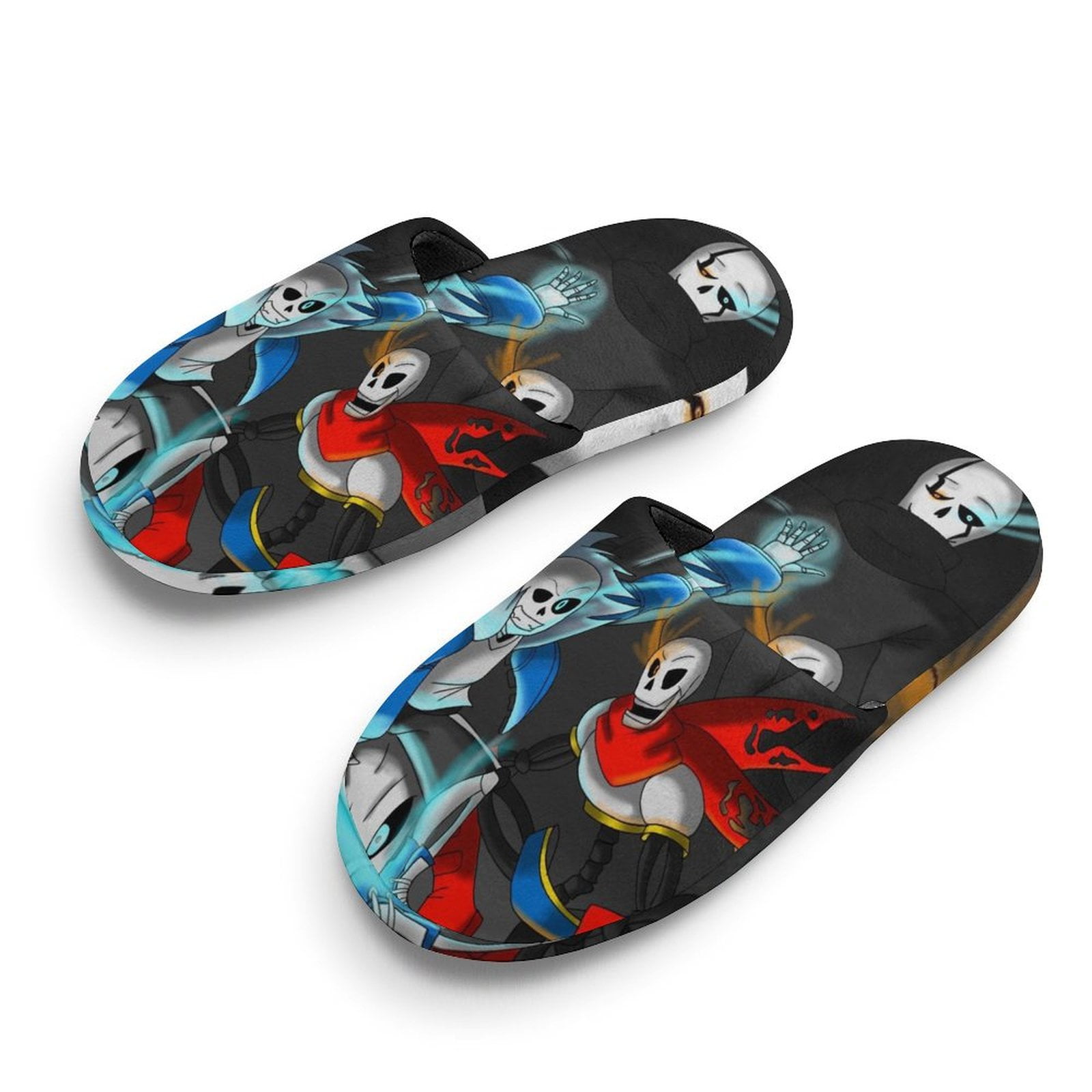 Brother Undertale Sans Papyrus Kid's Cotton Slippers Flannel Plush Soft ...