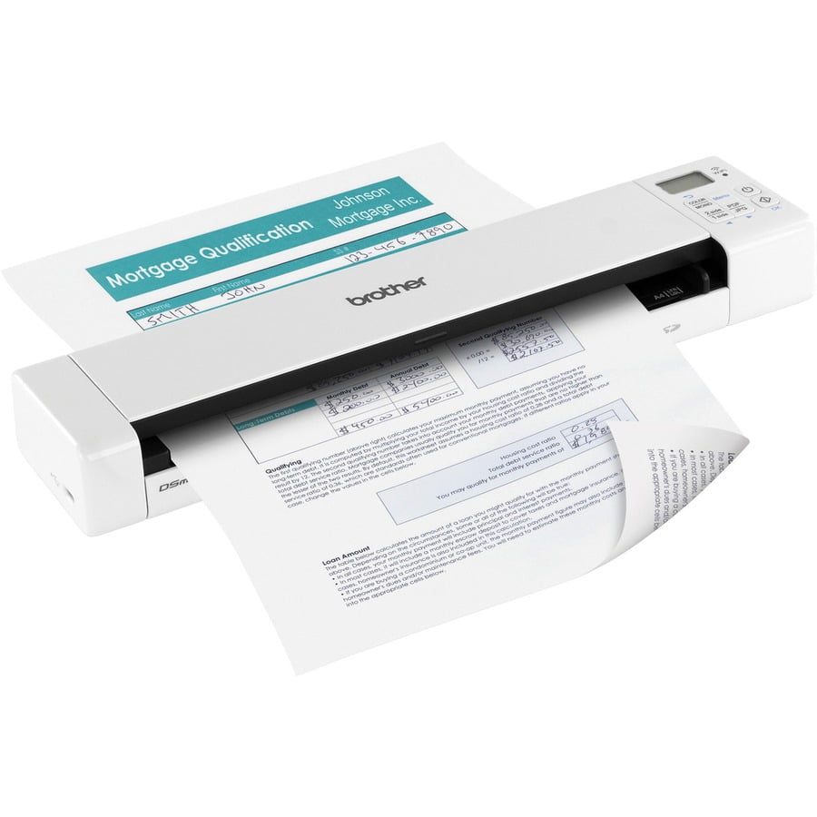 Brother Wireless Mobile Color Page Scanner, DS-920W, Wi-Fi Transfer ...