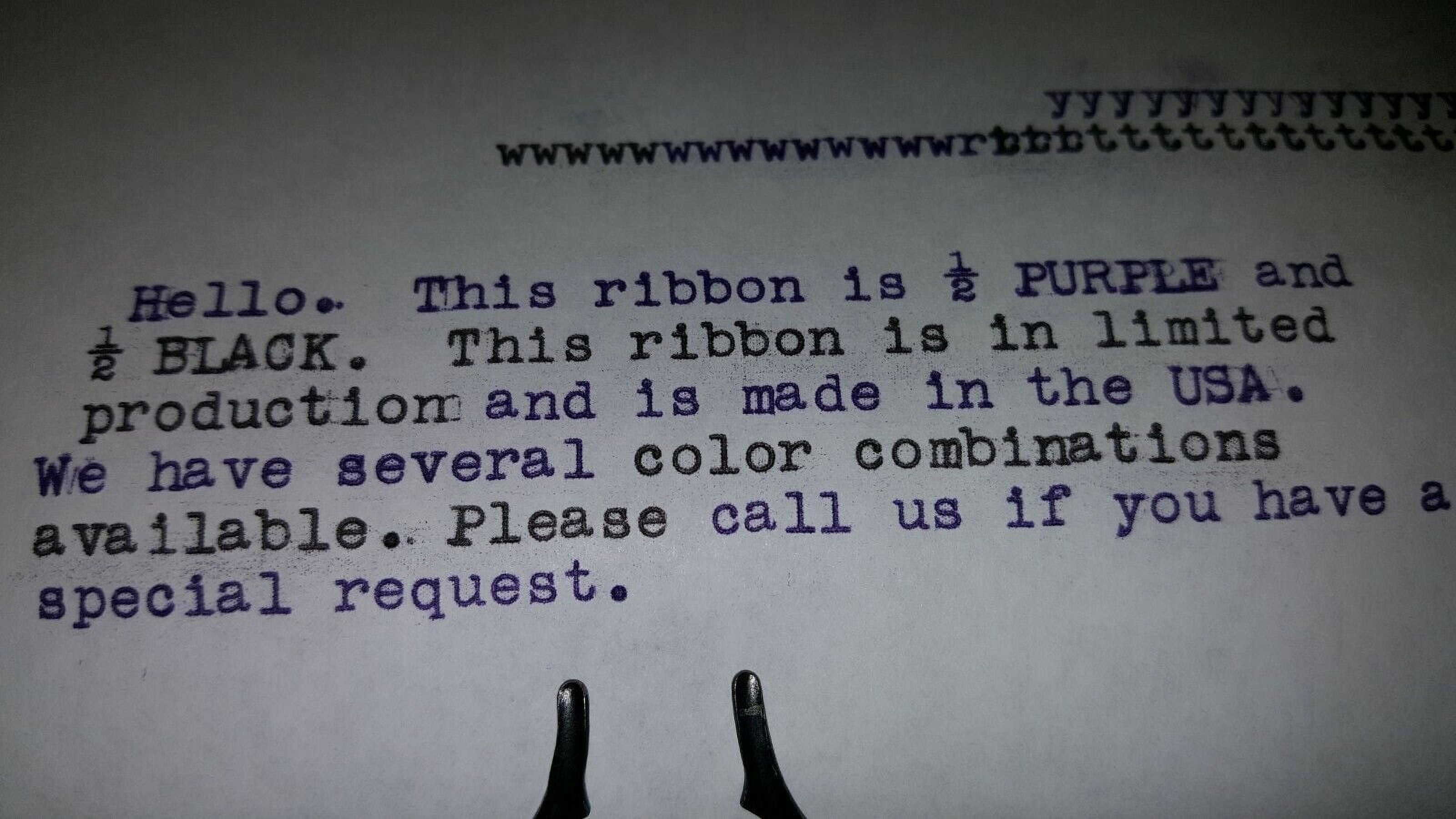 Brother Typewriter Ribbon - Black with Green for Office Use - Walmart ...