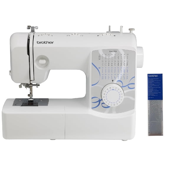 Brother XM3700 Sewing Machine, 37 Built-in Stitches, 5 Included Sewing ...