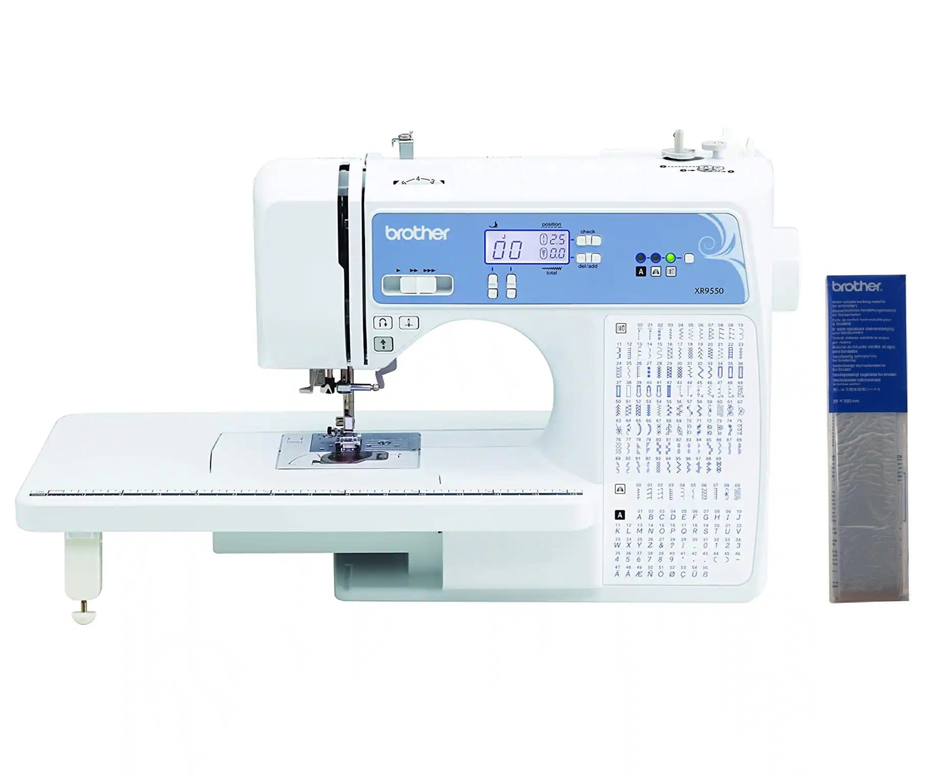Brother XR9550 Computerized Sewing and Quilting Machine, 165 Built-in ...