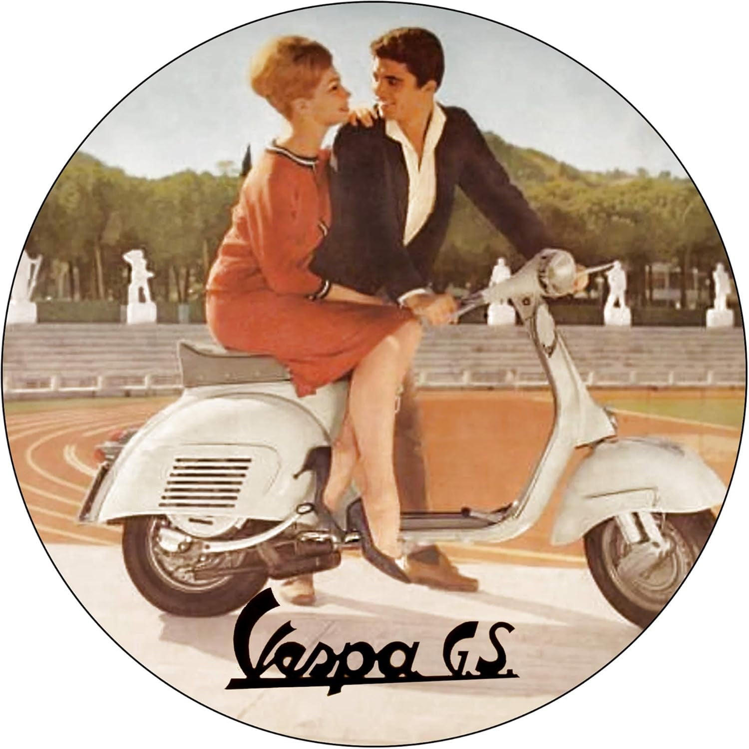 Brotherhood Vintage Gas Sign Reproduction Vintage Metal Signs Round ...