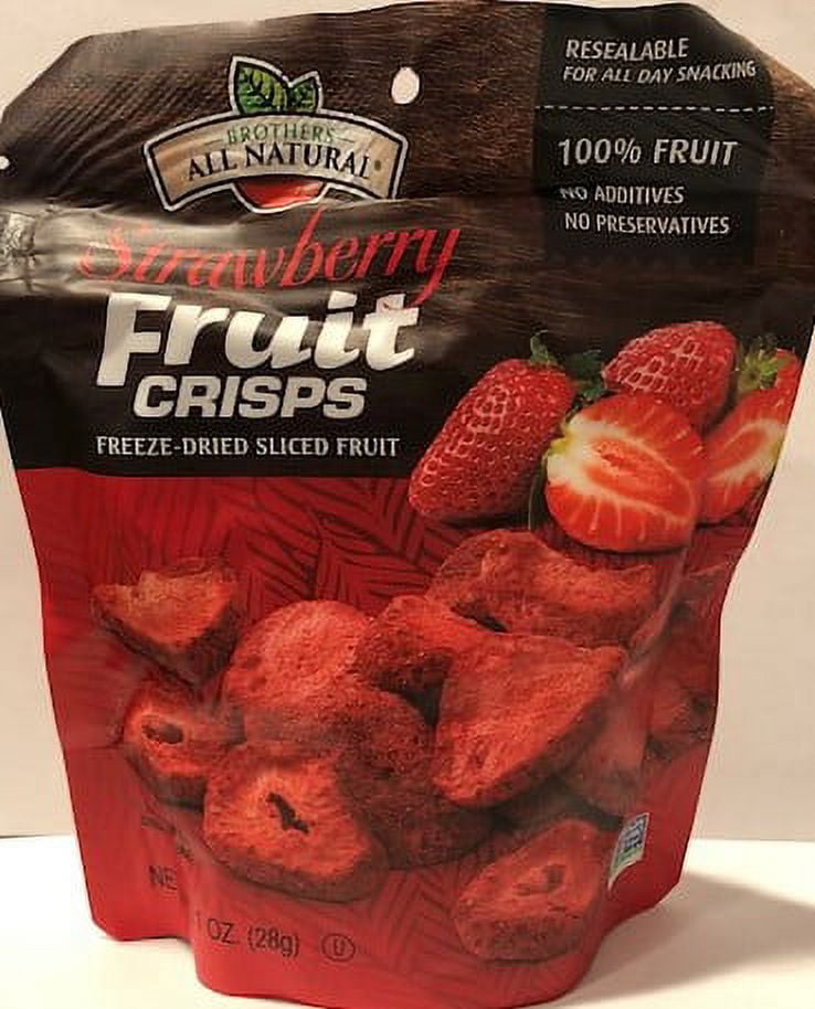 Brothers-All-Natural, Fruit Crisps, Strawberries, 1 oz (28 g) 2 Pack ...