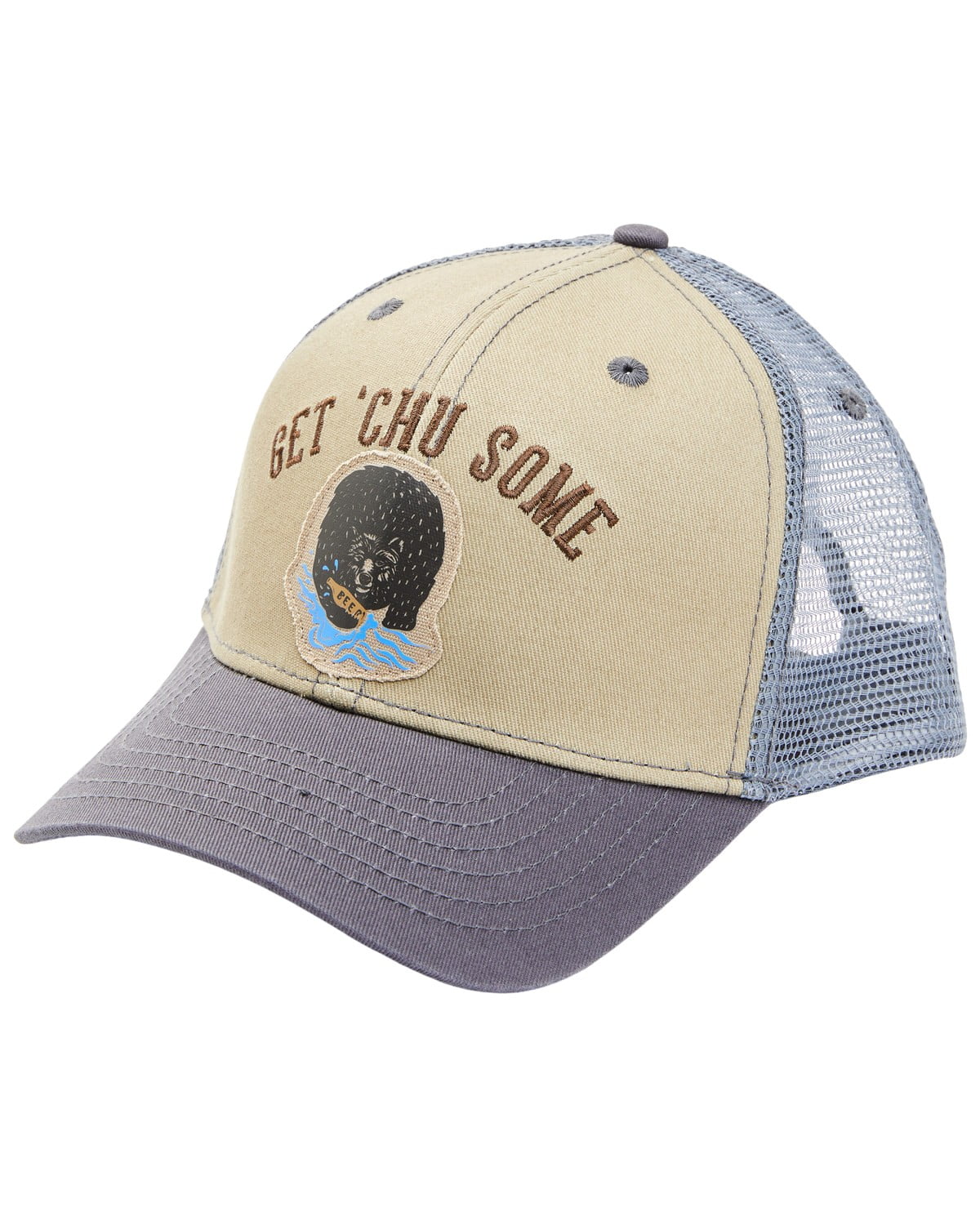 Brothers And Sons Men's Get Chu Some Embroidered Ball Cap Navy One Size ...