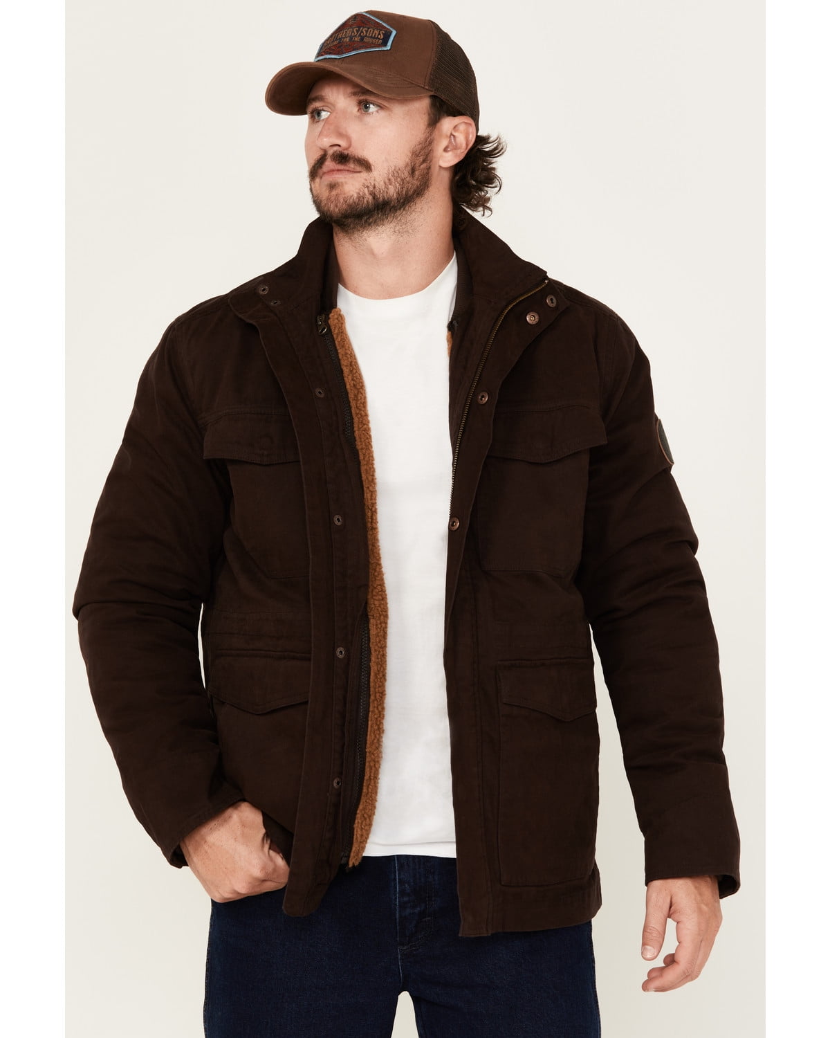 Brothers And Sons Men's Hashem 3 In 1 Sherpa Lined Jacket - BASFA24O44 ...