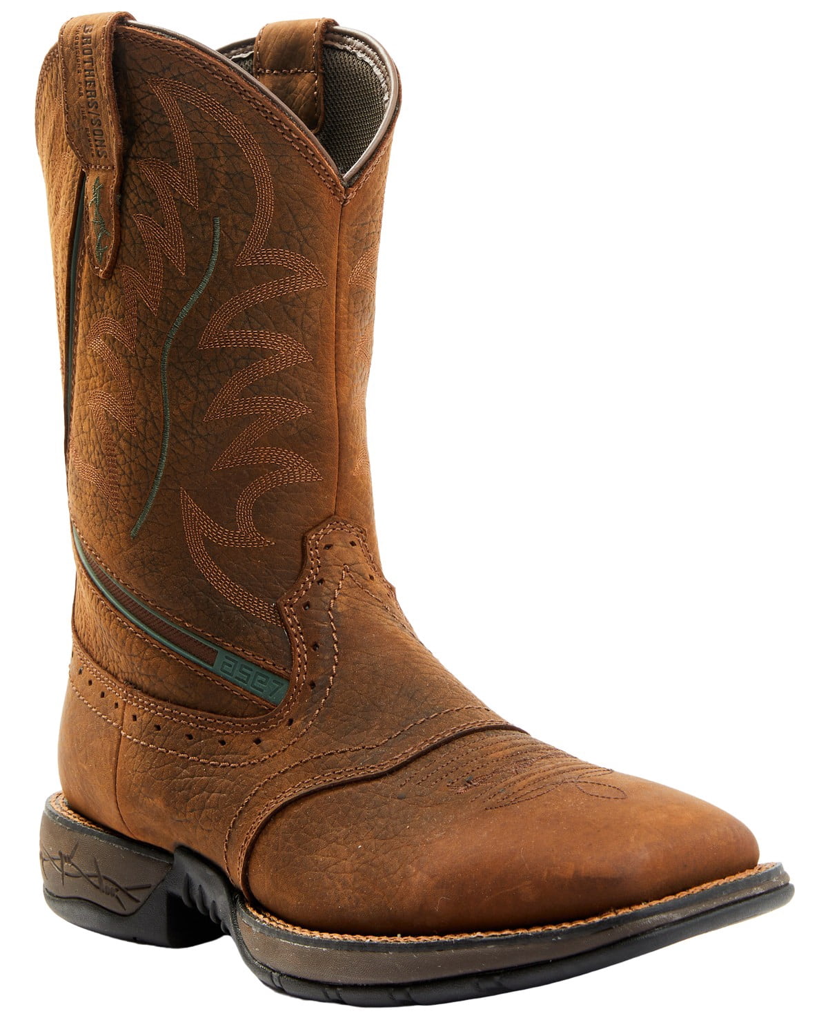 Brothers And Sons Men's Lite Performance Western Boot Broad Square Toe ...