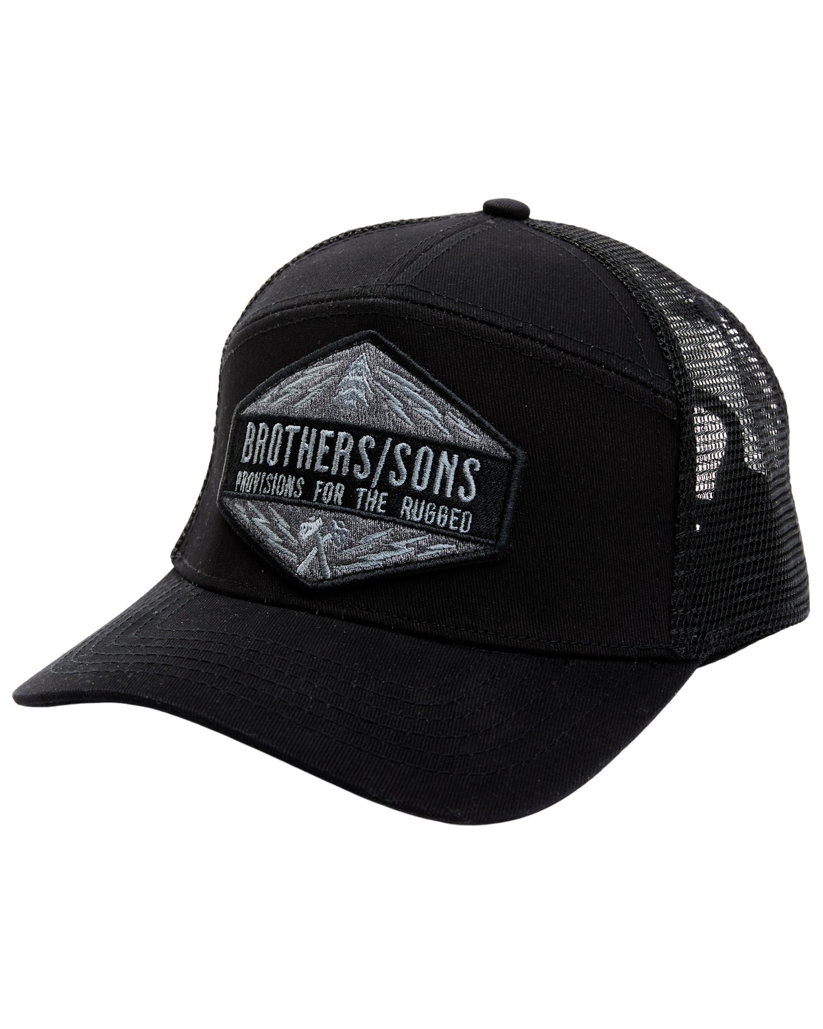 Brothers And Sons Men's Provisions For The Rugged Patch Ball Cap Black ...