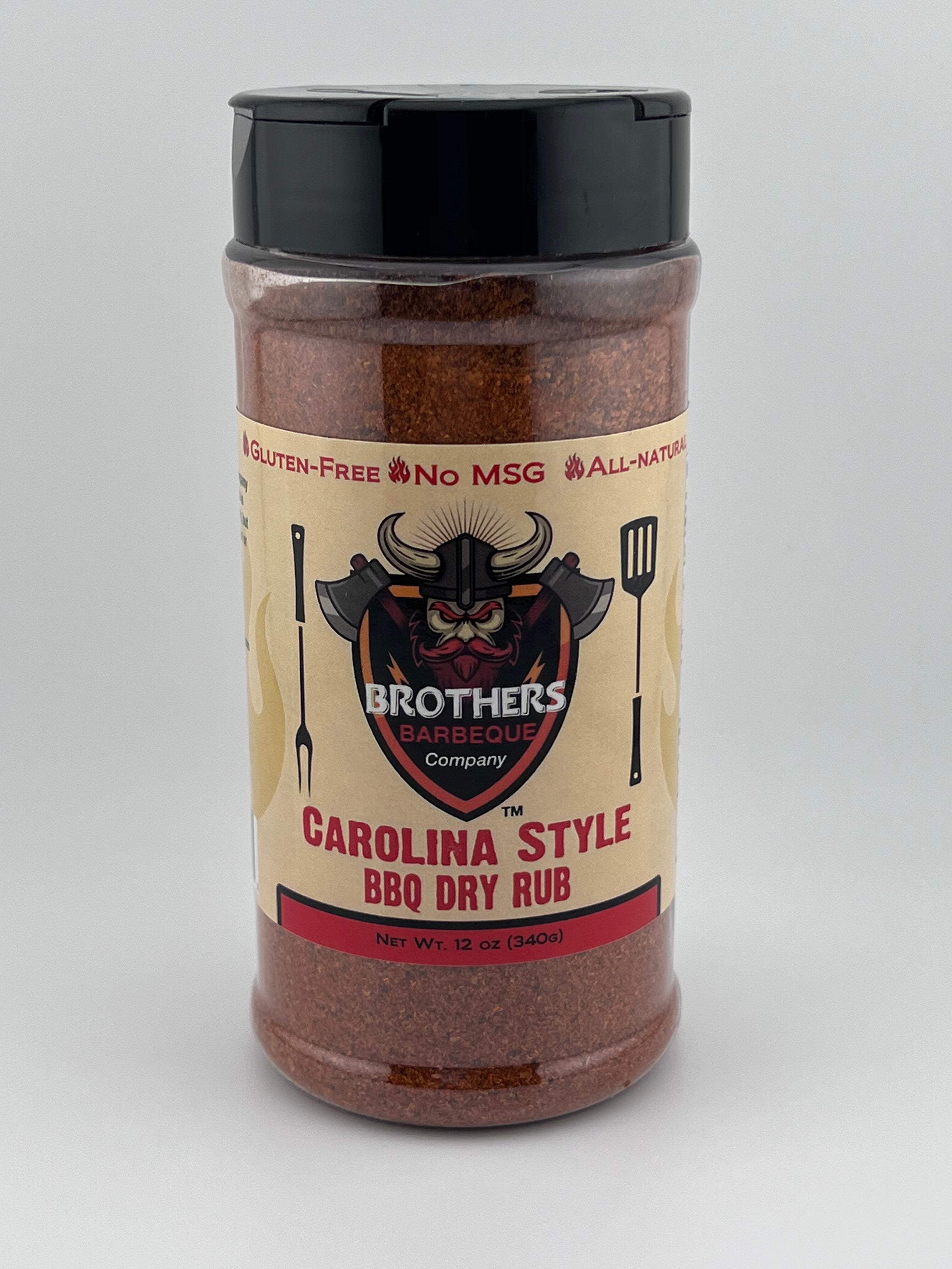 Brothers Barbeque Company's Carolina style barbecue dry rub 12 oz ...