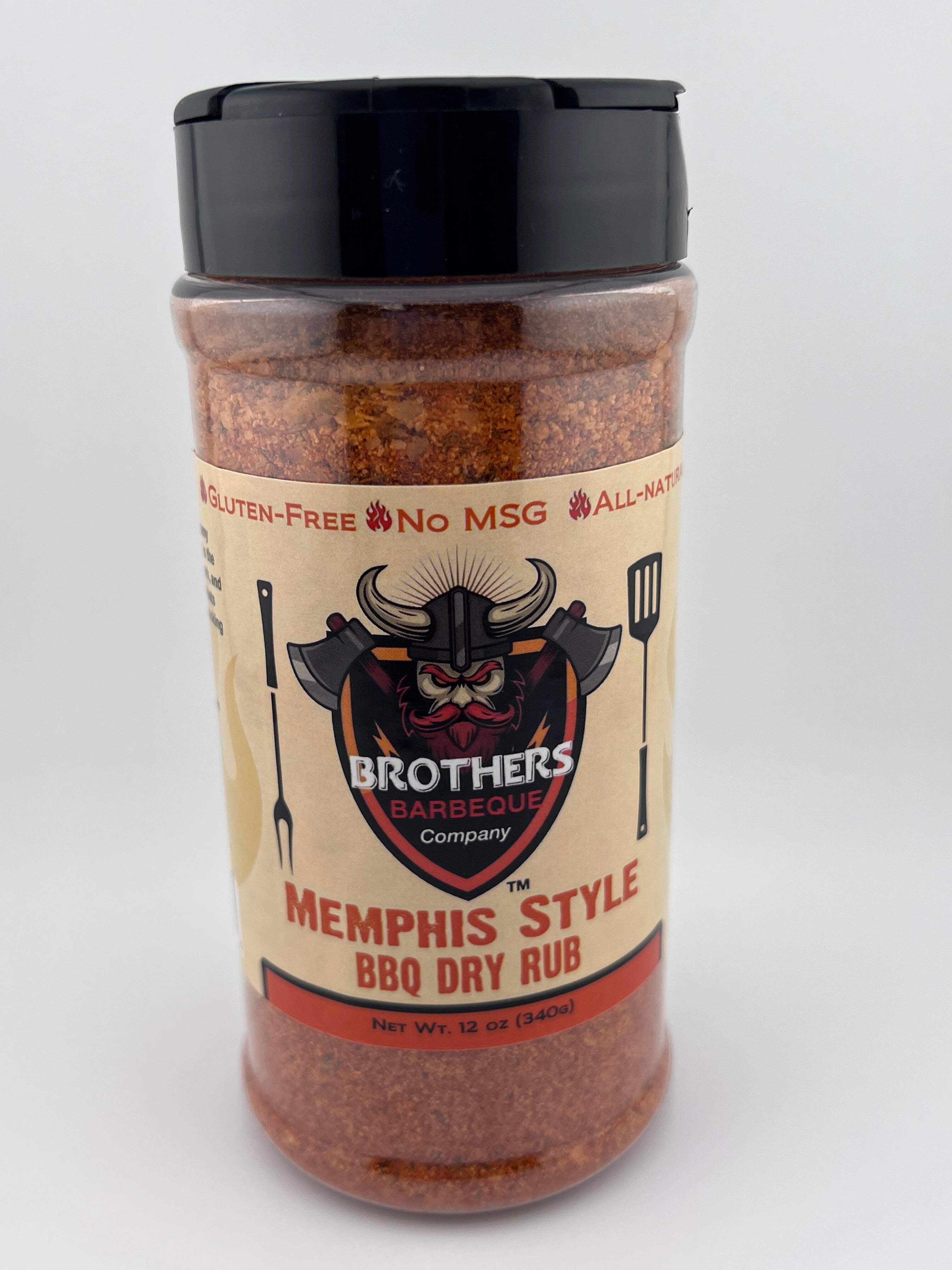 Brothers Barbeque Company's Memphis style barbecue dry rub 12 oz ...