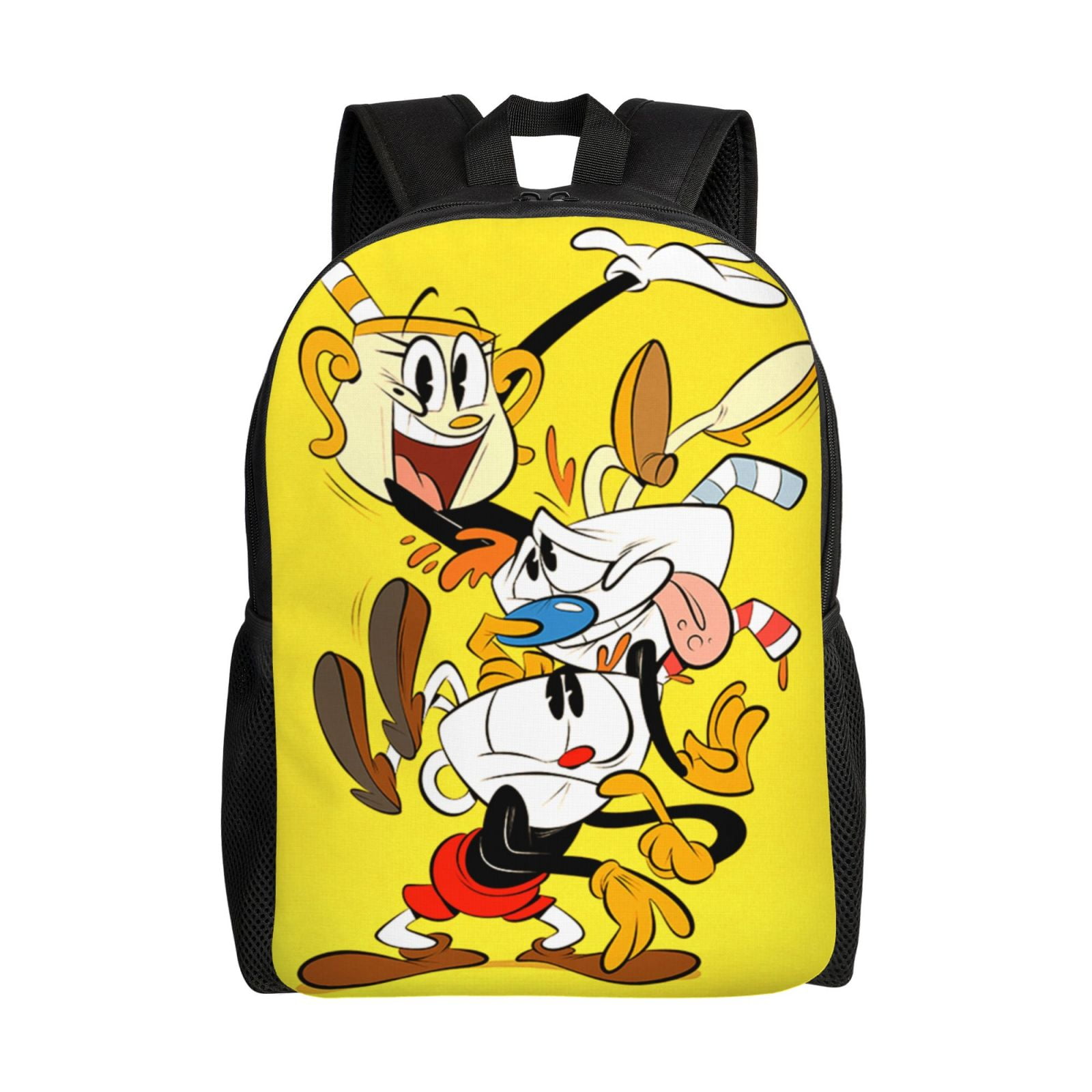 Brothers Cuphead Mugman Backpack Lightweight Unisex Basic Daypack ...