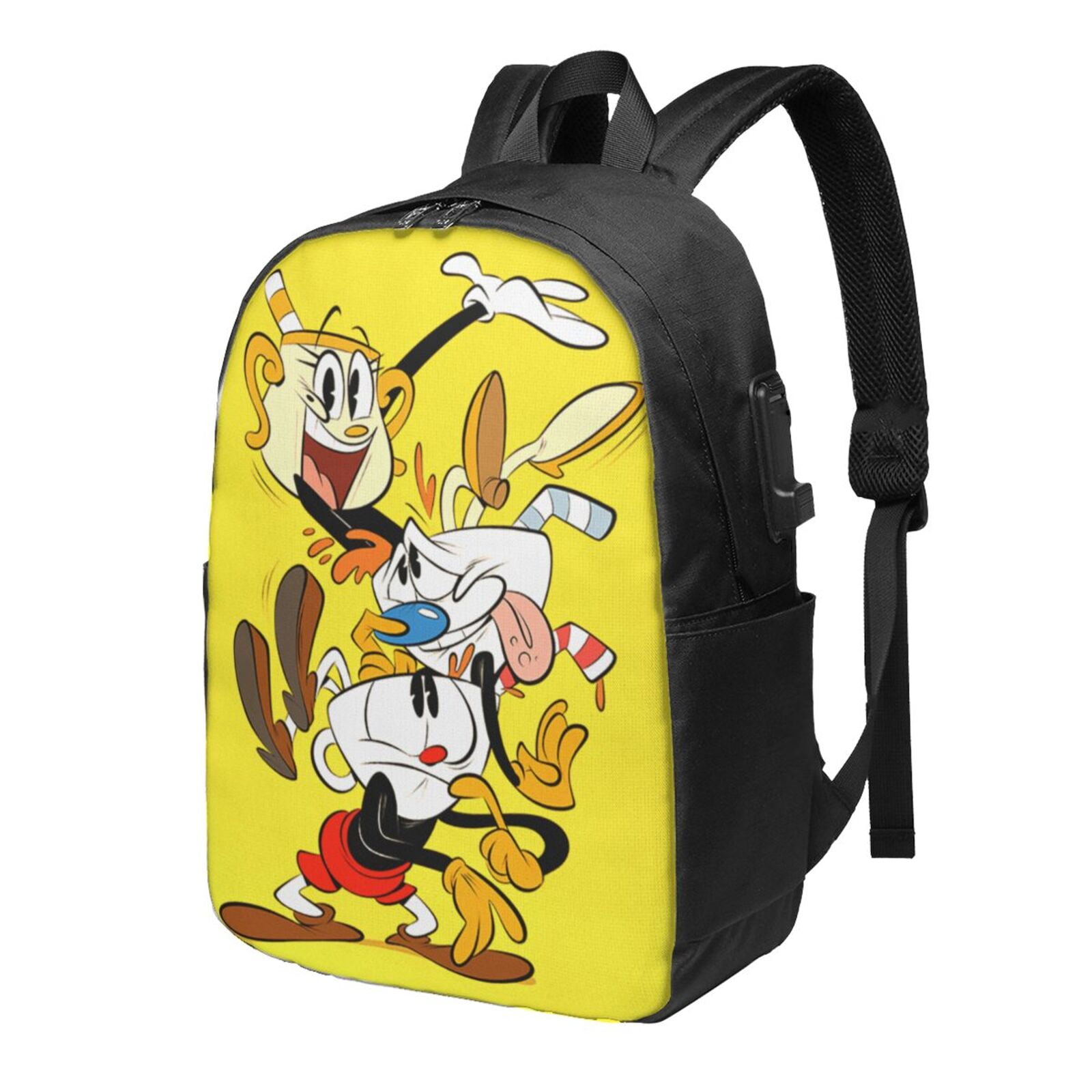 Brothers Cuphead Mugman Laptop Backpack Daypack School Student Bookbag ...