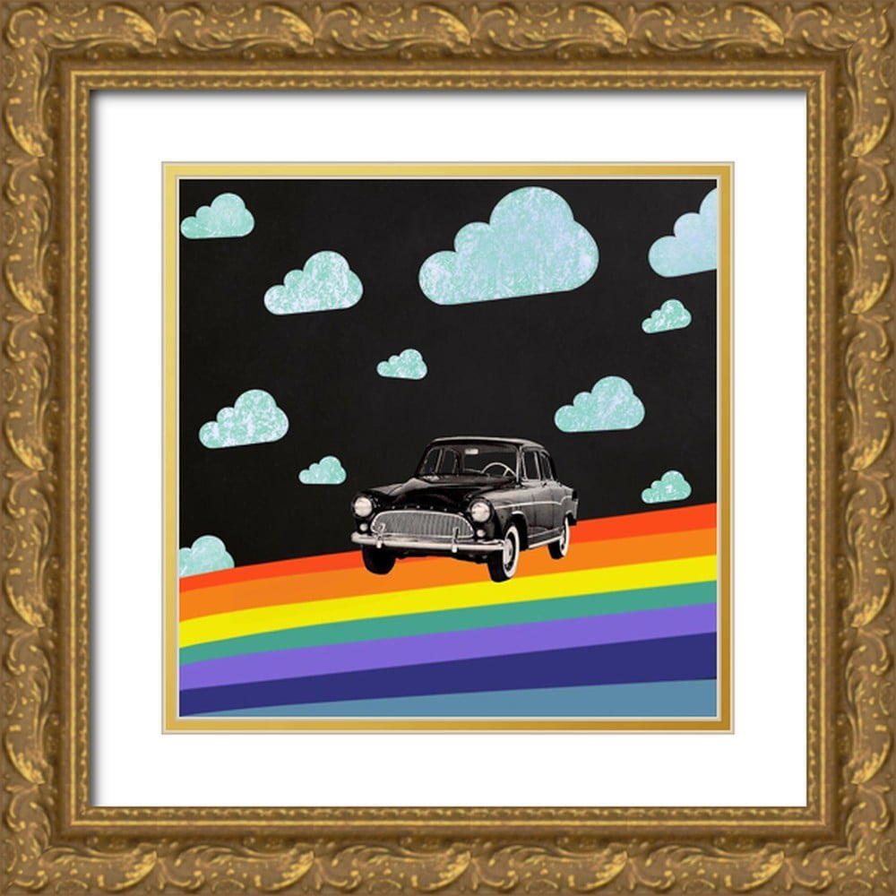 Brothers, Erika C. 15x15 Gold Ornate Wood Framed with Double Matting ...