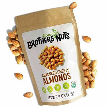 Roasted & Salted Almonds | Can | 1.4 oz | Uncanny - Walmart.com