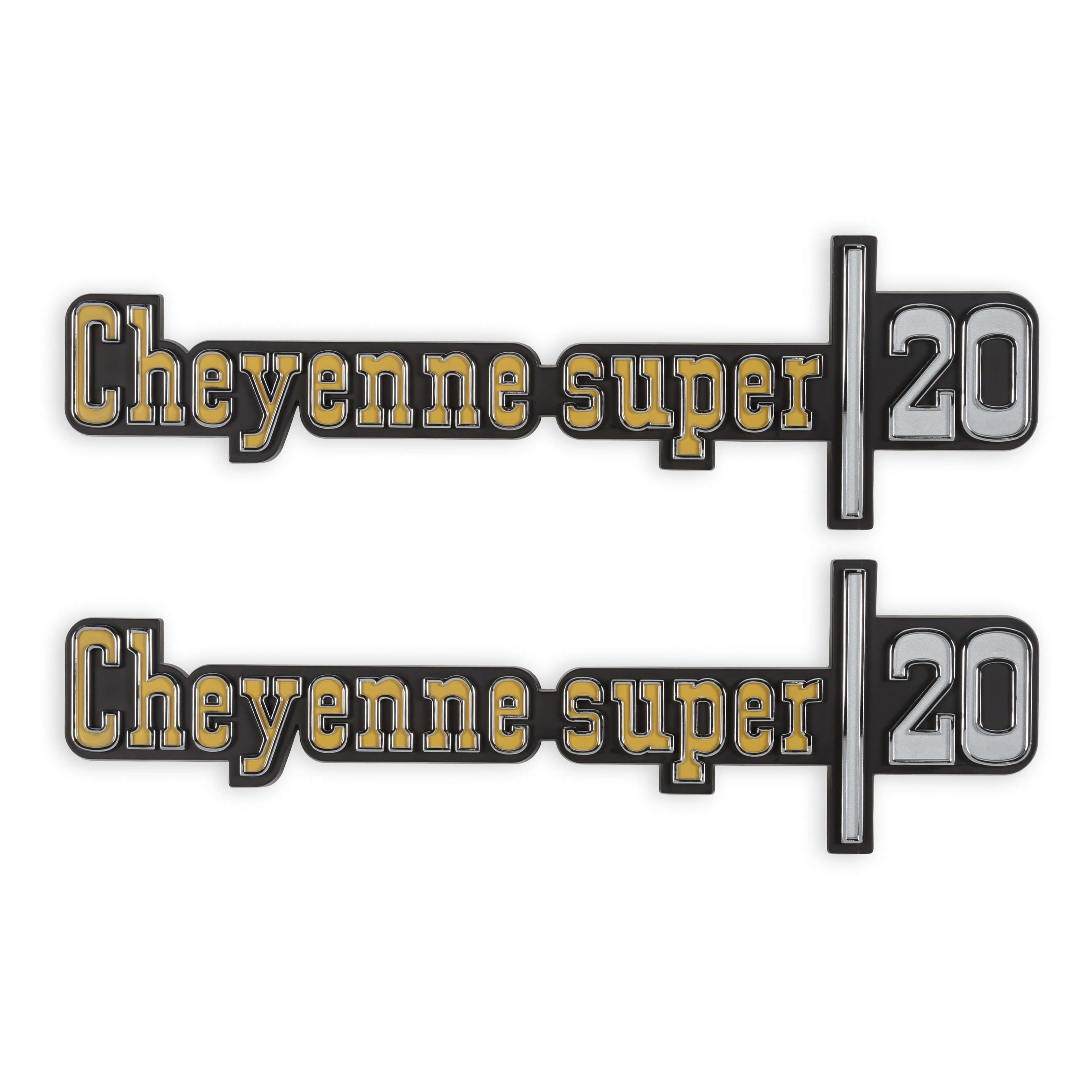 Brothers Trucks 04-542 Fender Emblems - Cheyenne Super 20 - Walmart.com
