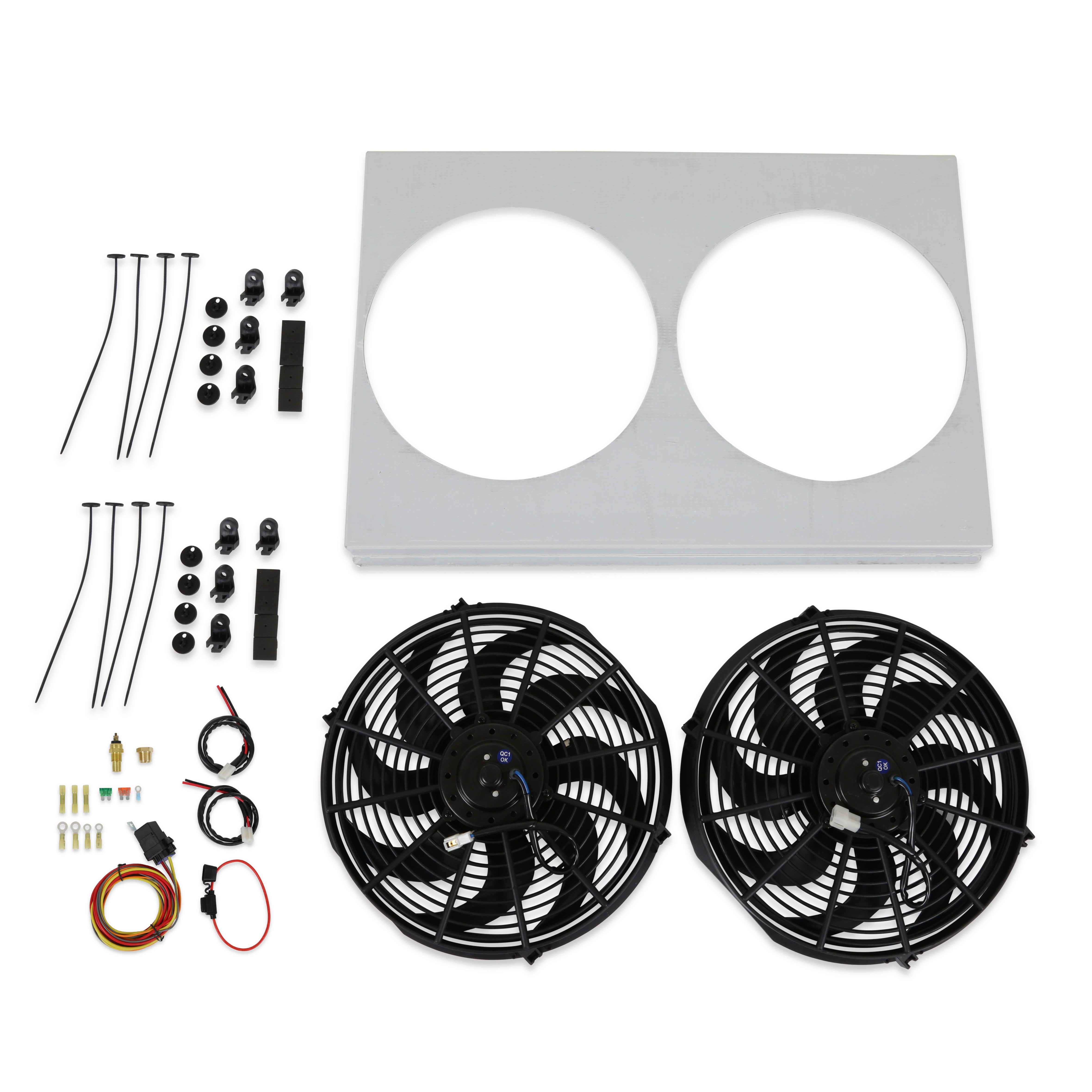 Brothers Trucks AFS87C2 Aluminum Shroud With Fans - V8 - Walmart.com