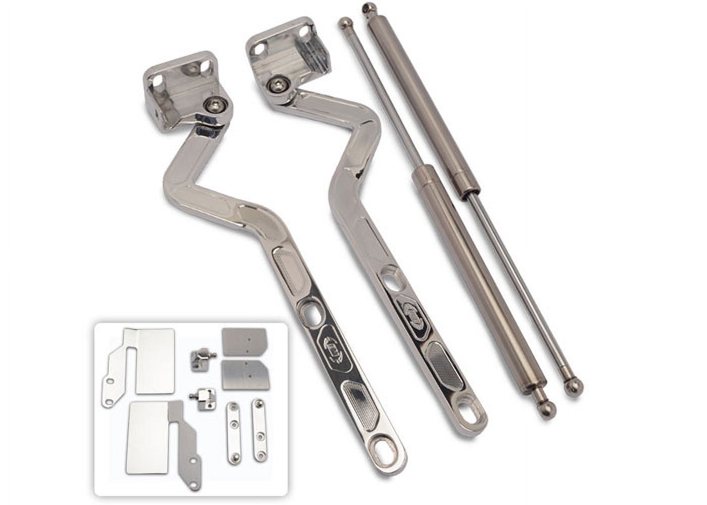 Brothers Trucks BHH87PL Billet Hood Hinges - Polished - Pair - Walmart.com