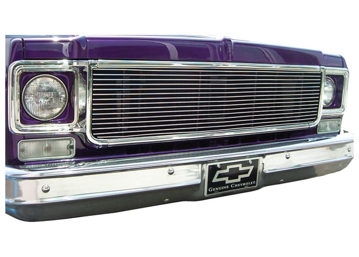 Brothers Trucks BIL7380 Billet Grille Insert - Brushed Aluminum ...