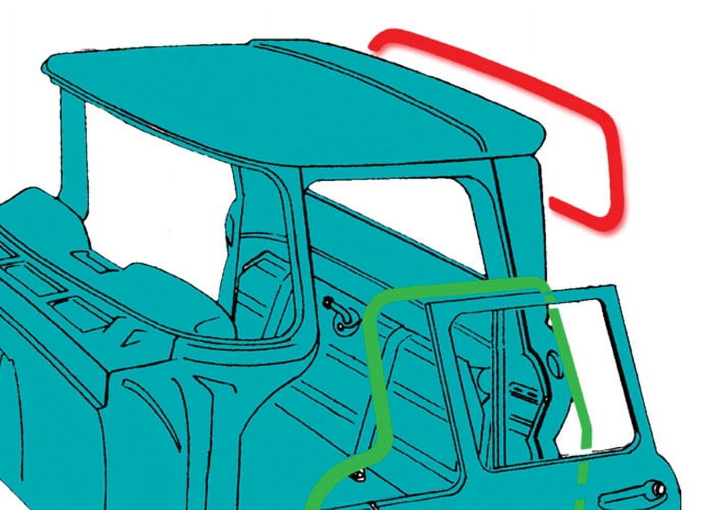 Brothers Trucks RWG66SB Rear Window Seal - Small - Black - Walmart.com