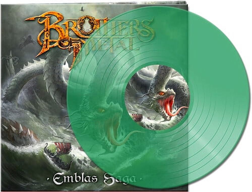Brothers of Metal - Emblas Saga - Green - Heavy Metal - Vinyl - Walmart.com