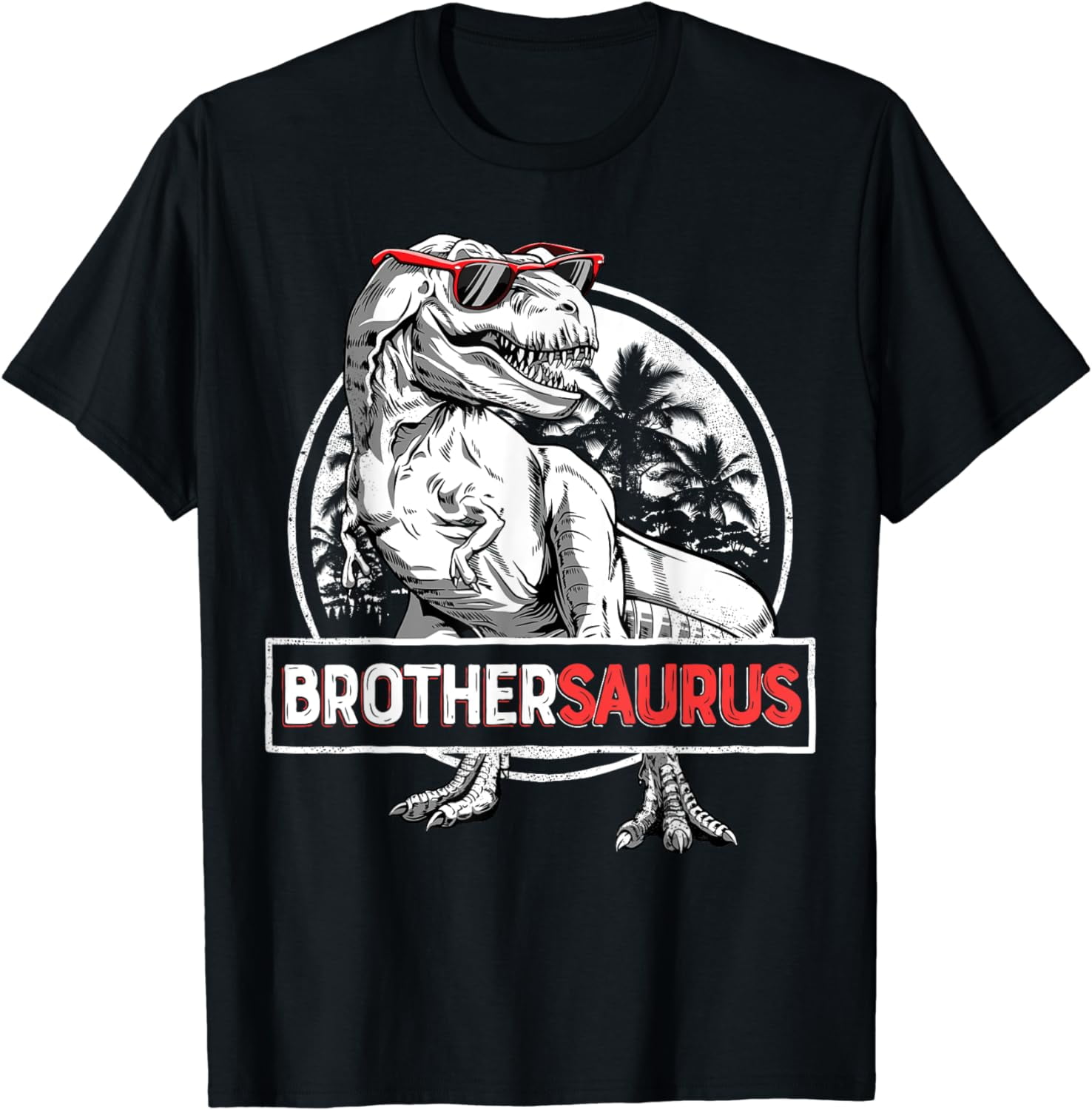 Brothersaurus T rex Dinosaur Brother Saurus Family Matching T-Shirt ...