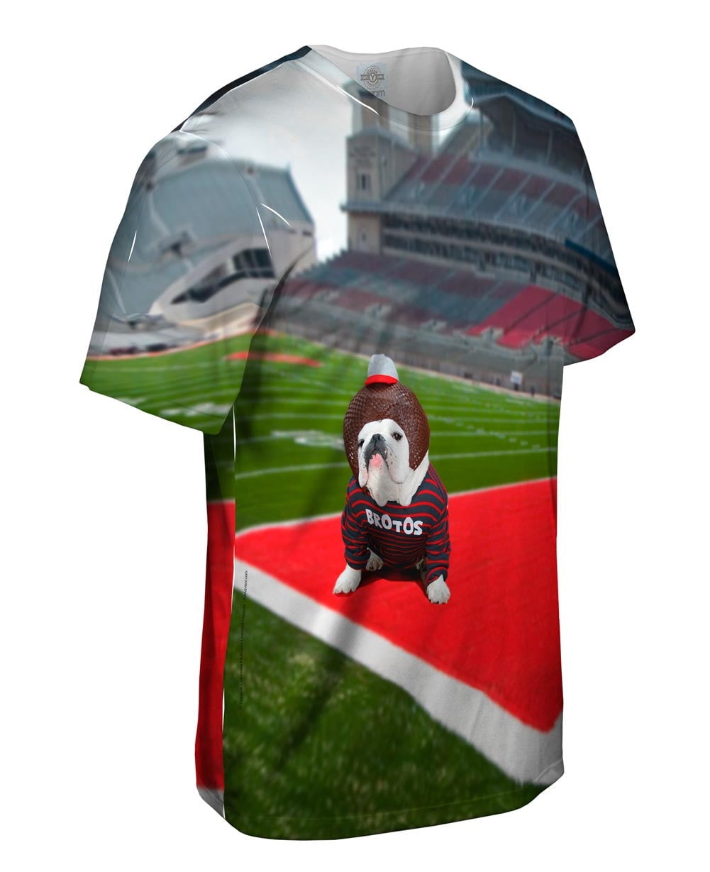 Brotos Football Bulldog Mens T-Shirt All Over Print - Walmart.com