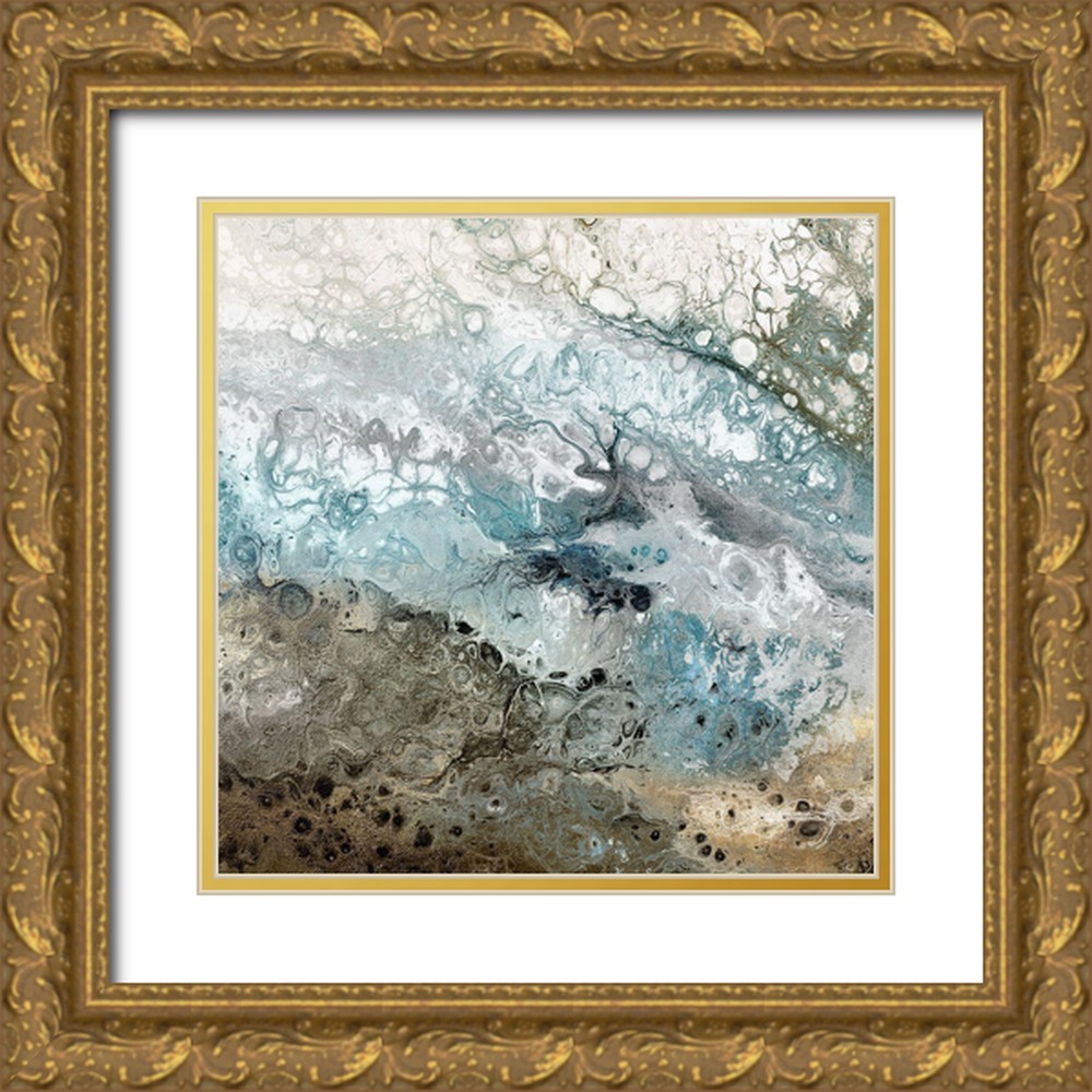 Broughton, Shaylen 26x26 Gold Ornate Wood Framed with Double Matting ...