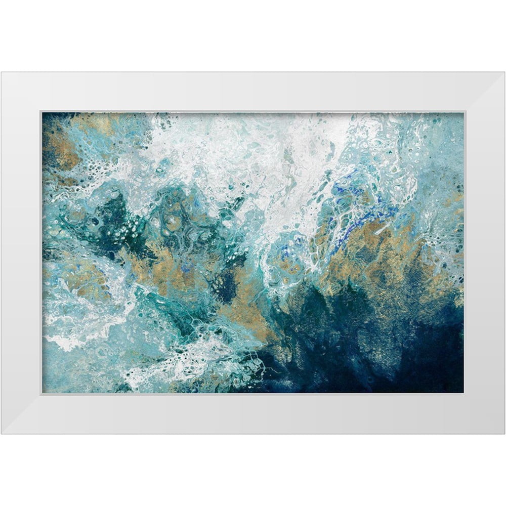 Broughton, Shaylen 32x23 White Modern Wood Framed Museum Art Print ...