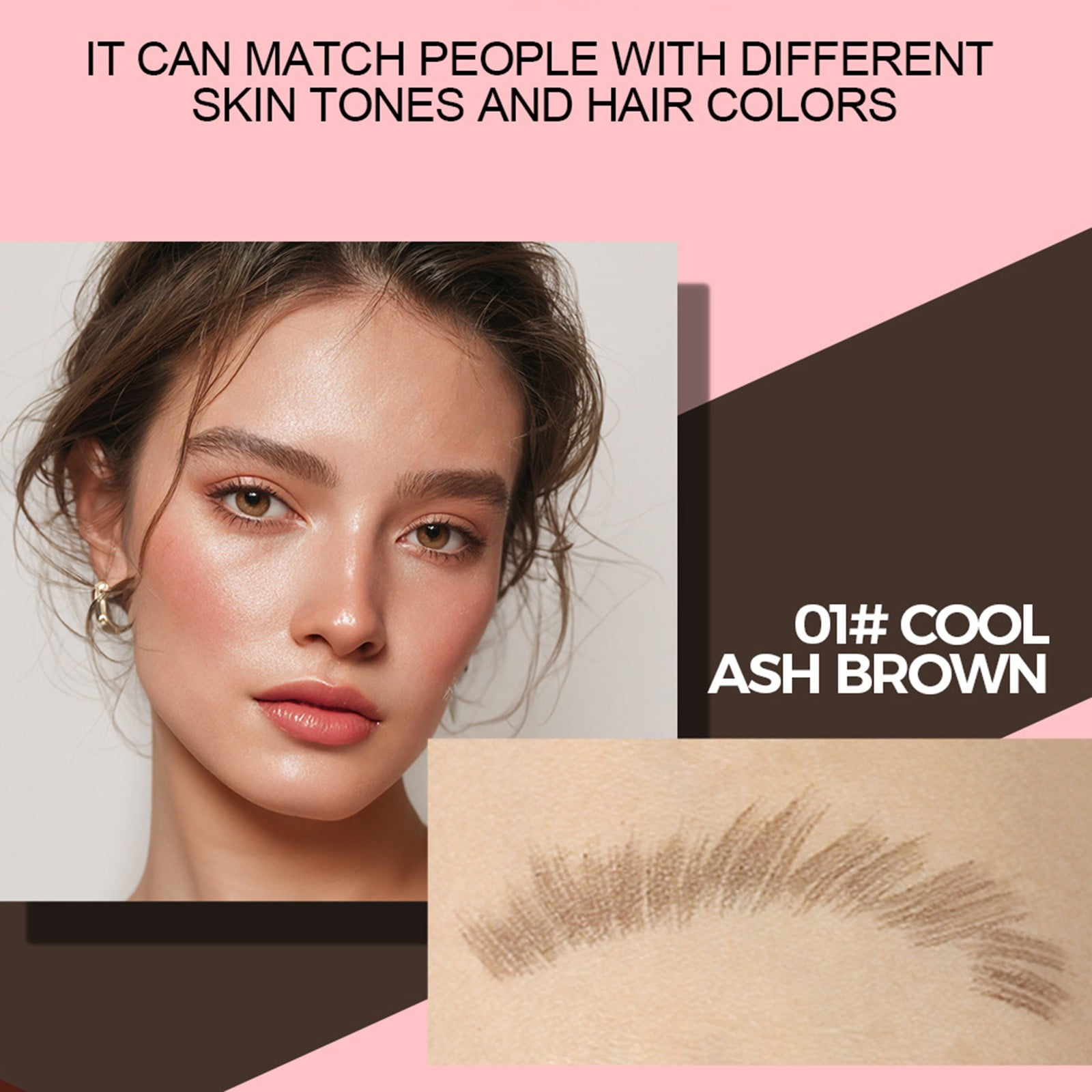 Brow Fection Angled Brush Microblading Eyebrow Pen Natural Brows ...