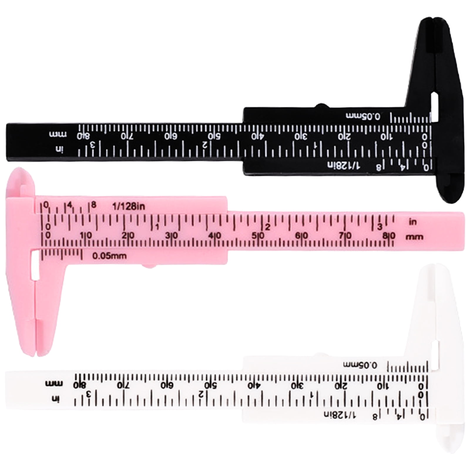 Brow Mapping Tool Vernier Caliper Eyebrow Measuring Ruler Plastic ...