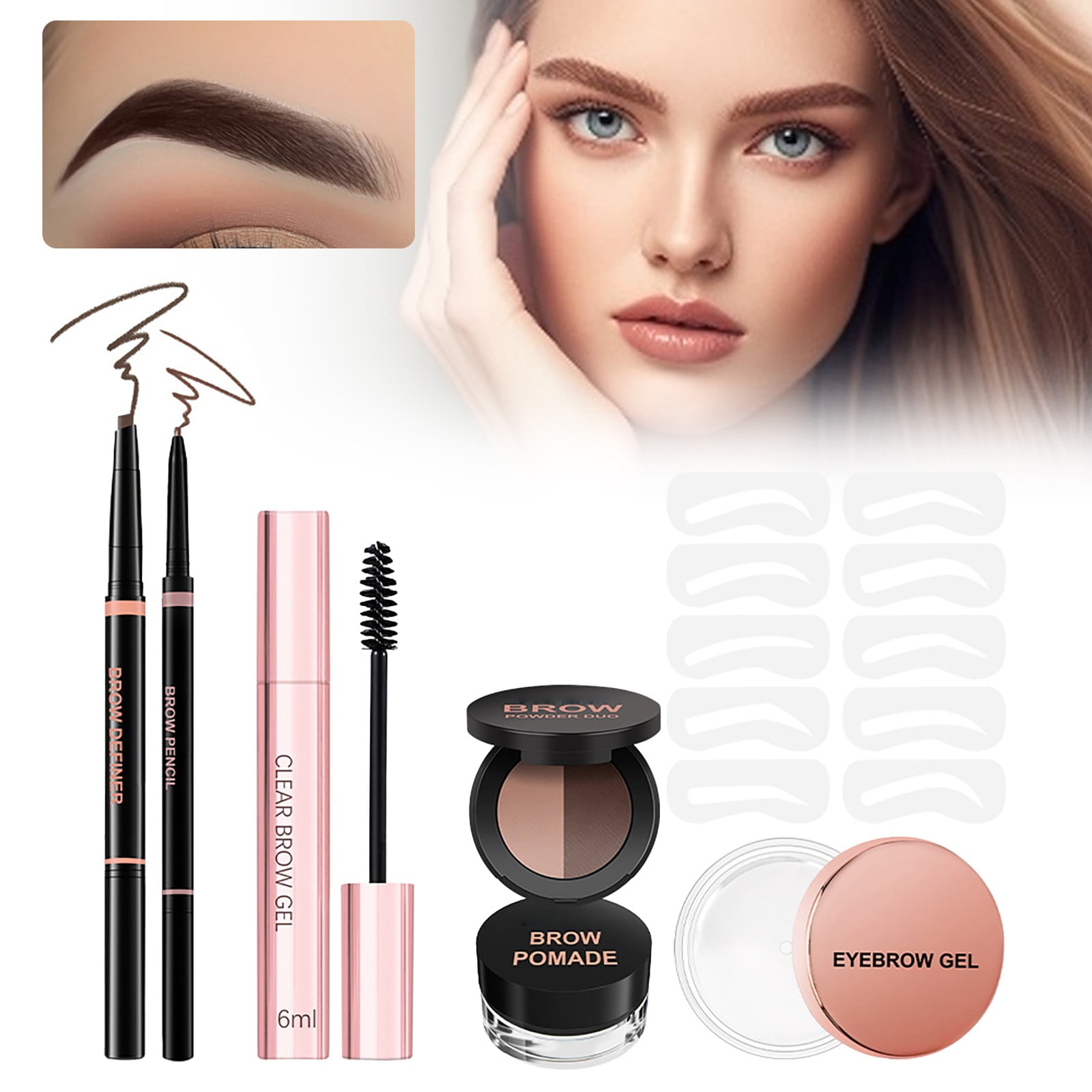 Brow Pencil Makeup Set A One Stop Solution To All Eyebrow Makeup Needs ...