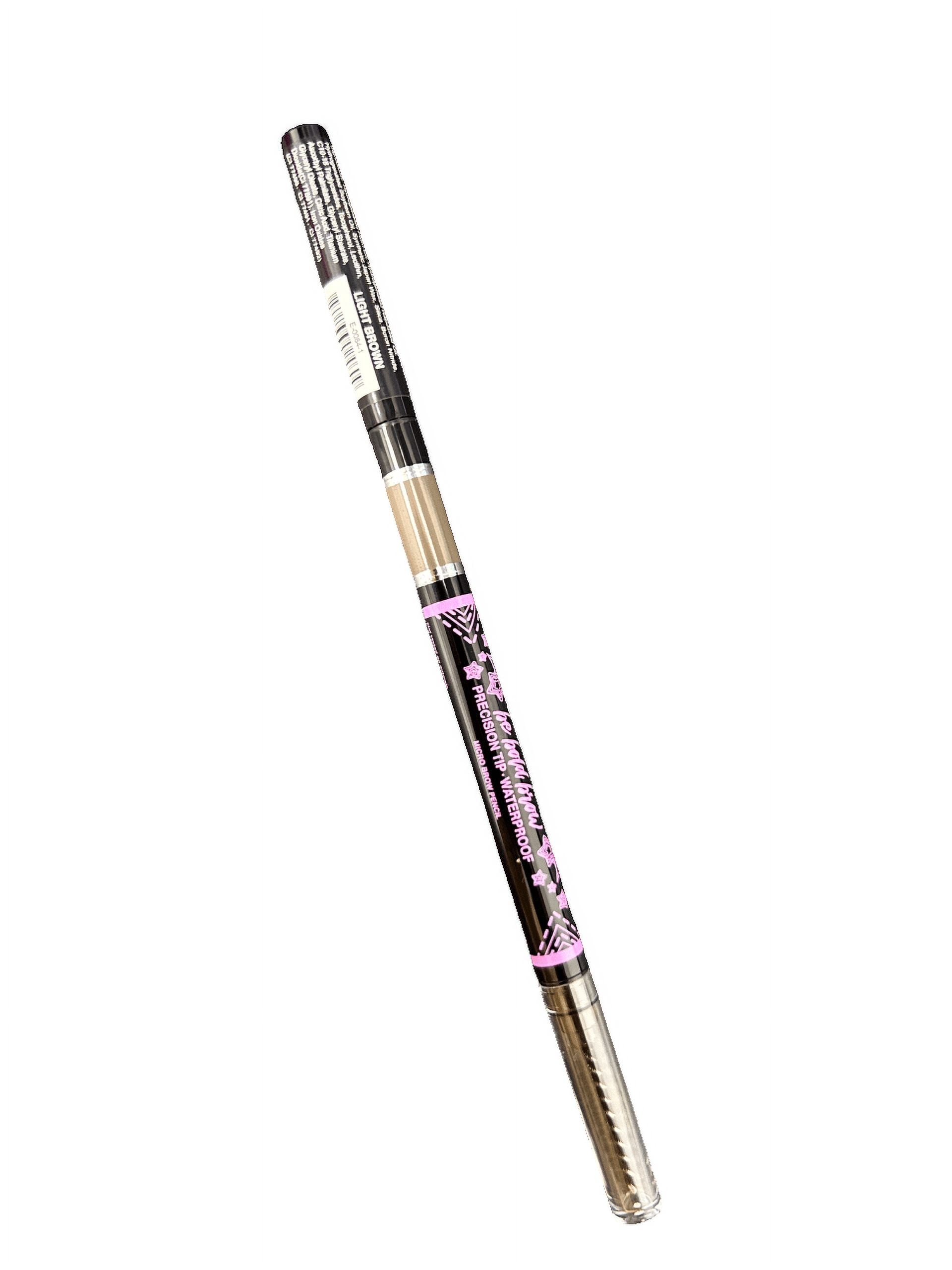 Brow Pencil with Micro Tip, Spoolie, Waterproof, Precise, Long Lasting ...