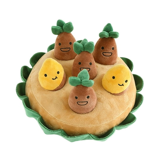 Brow Pet Toys Sweet Potato Sets Squeaky Dog Plush Pull Apart ...