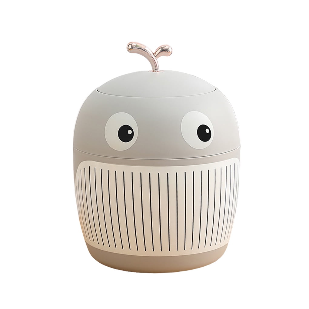 BrowQuartz 4L Desktop Trash Can Decorative Office Storage Bucket Bin ...