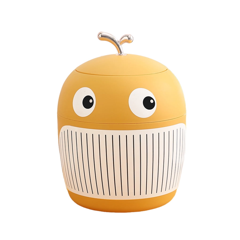 BrowQuartz 4L Desktop Trash Can Decorative Office Storage Bucket Bin ...