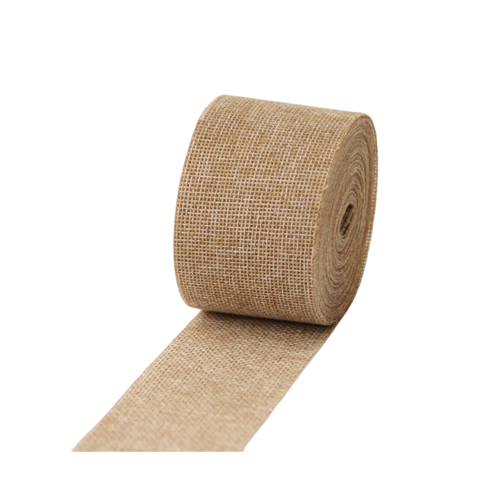 BrowQuartz 5CM Burlap Ribbon Rolls Linen Multiple Colors Portable Woven ...