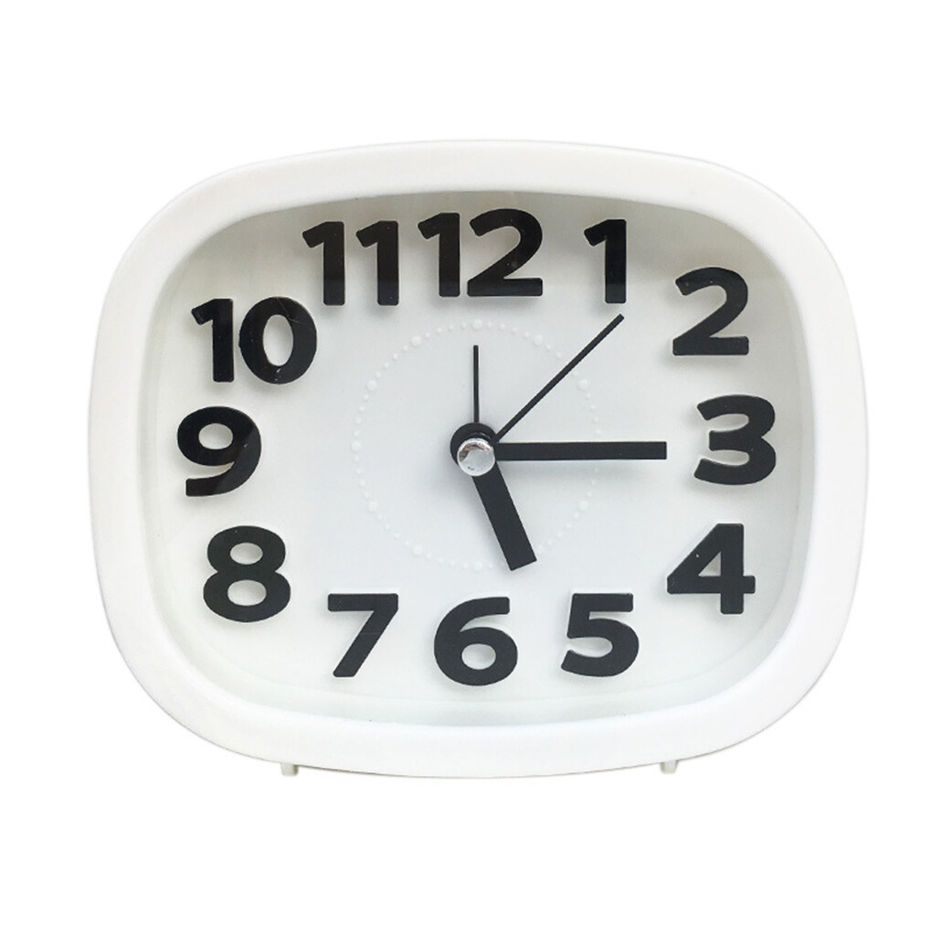 BrowQuartz Alarm Clock Household Universal Solid Color Tabletop Analog ...