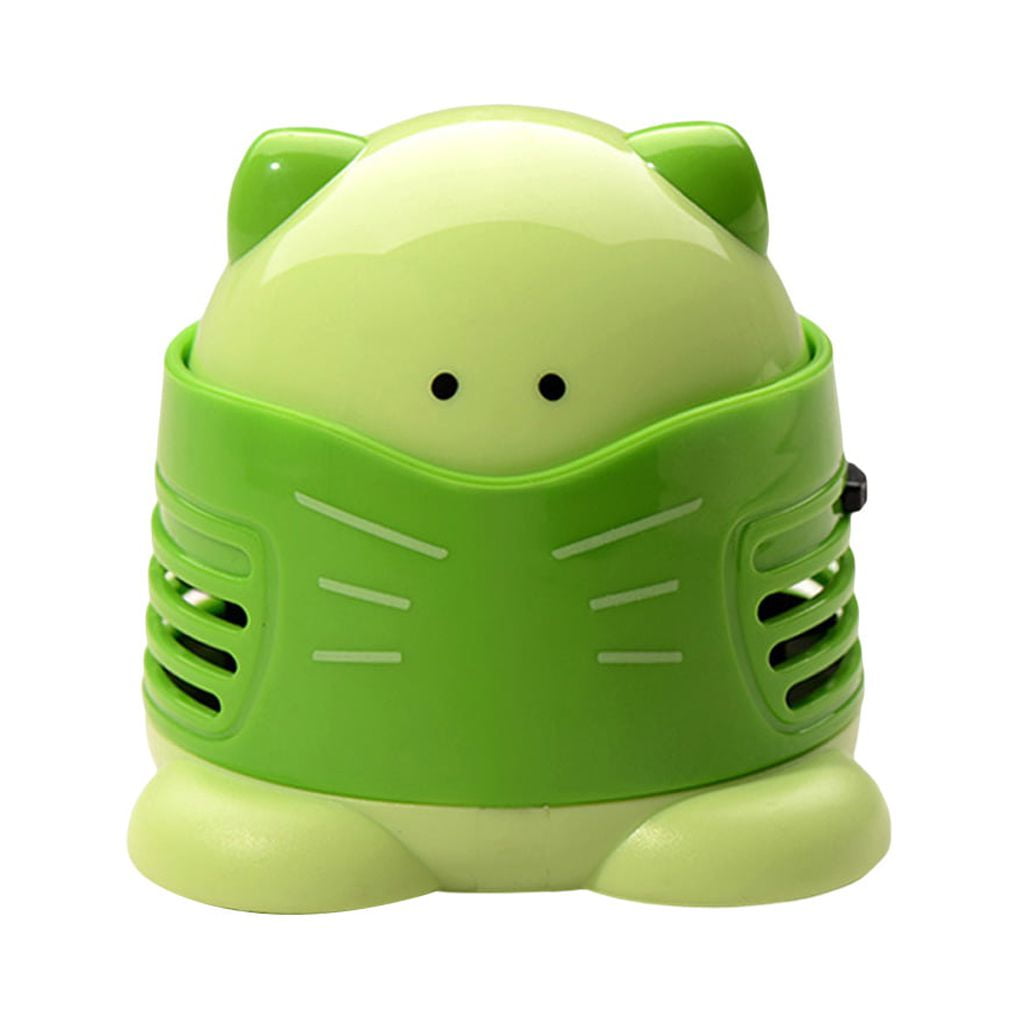 BrowQuartz Cat Desktop Vacuum Cute Style Mini Electric Keyboard Dust ...