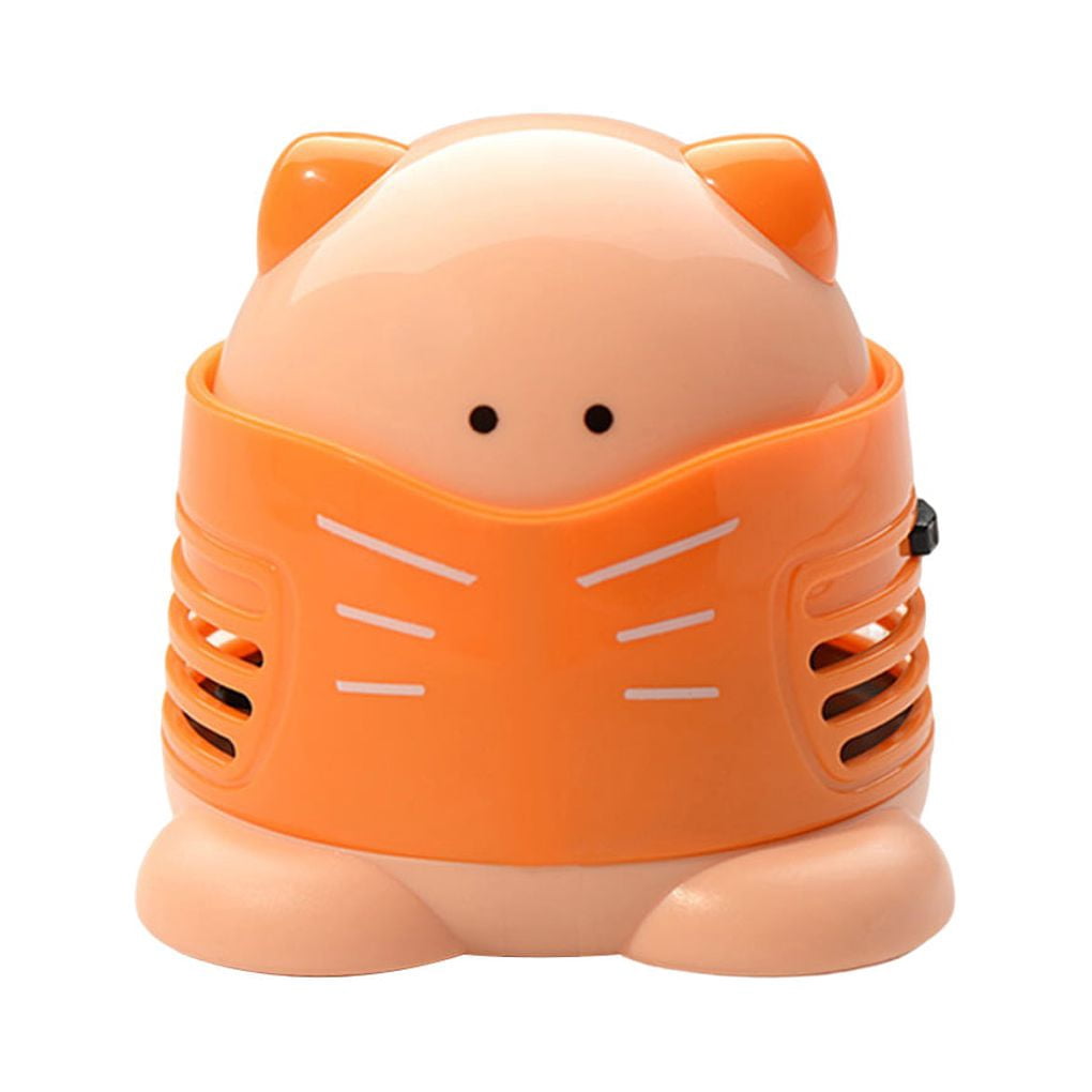 BrowQuartz Cat Desktop Vacuum Cute Style Mini Electric Keyboard Dust ...