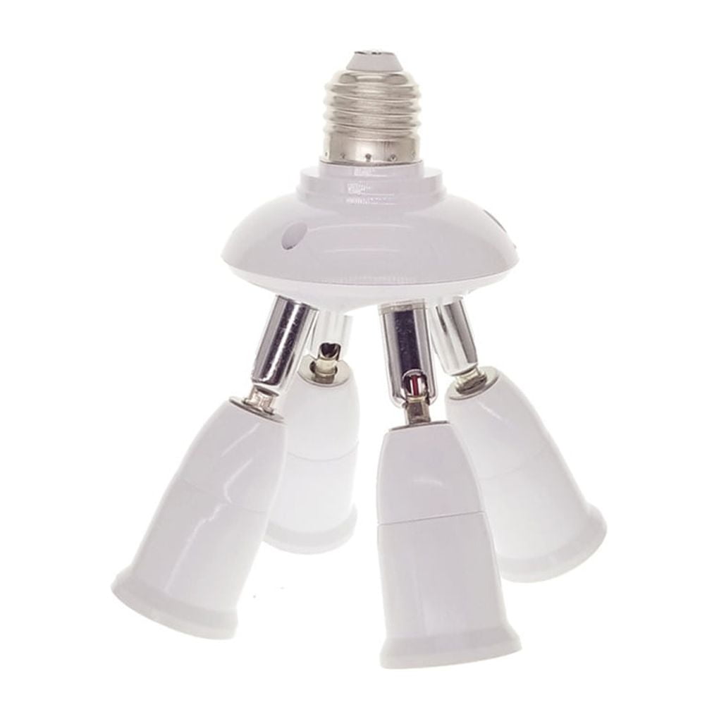 BrowQuartz E27 Splitter 60W Lamp Bulb Socket Extension Light Adapter ...