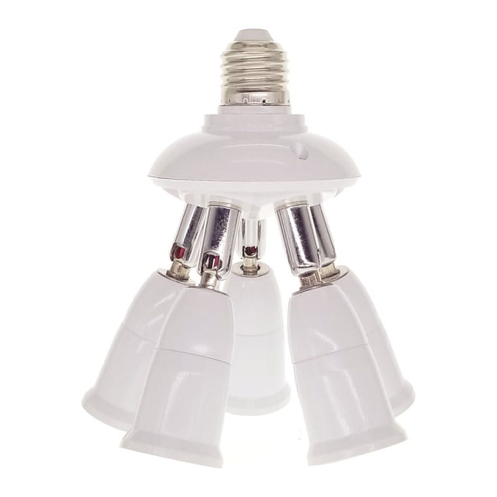 BrowQuartz E27 Splitter 60W Lamp Bulb Socket Extension Light Adapter ...