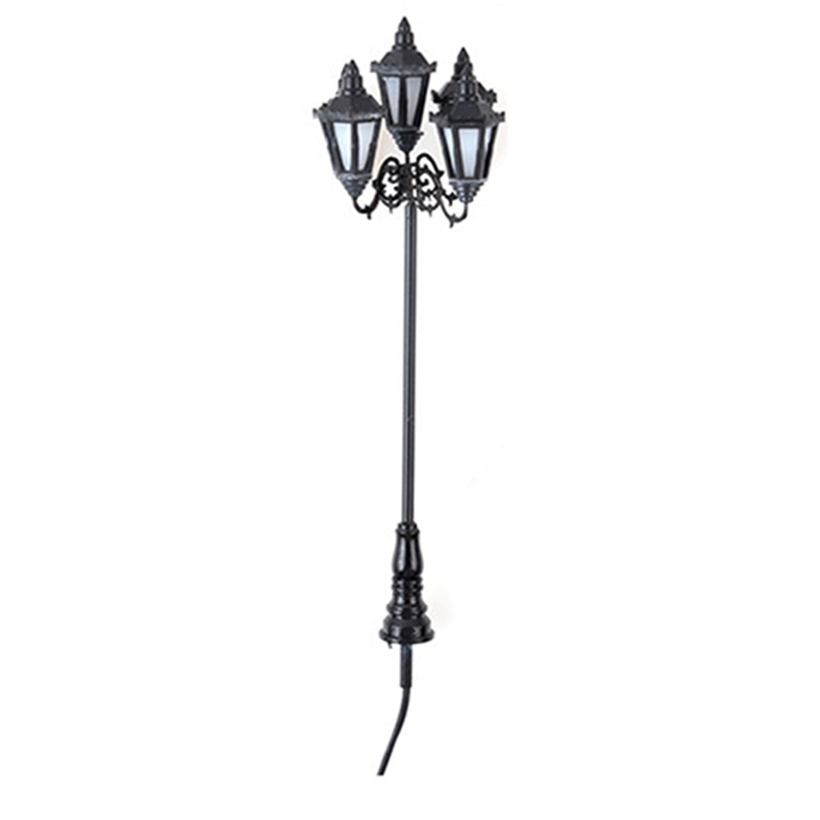 BrowQuartz Micro Model Lamppost Sand Table Adornment Garden Light Decor ...