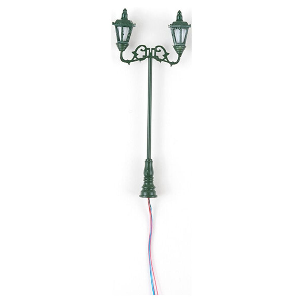 BrowQuartz Model Layout Lights Double-Heads Garden Lamps Scale 1:87 ...