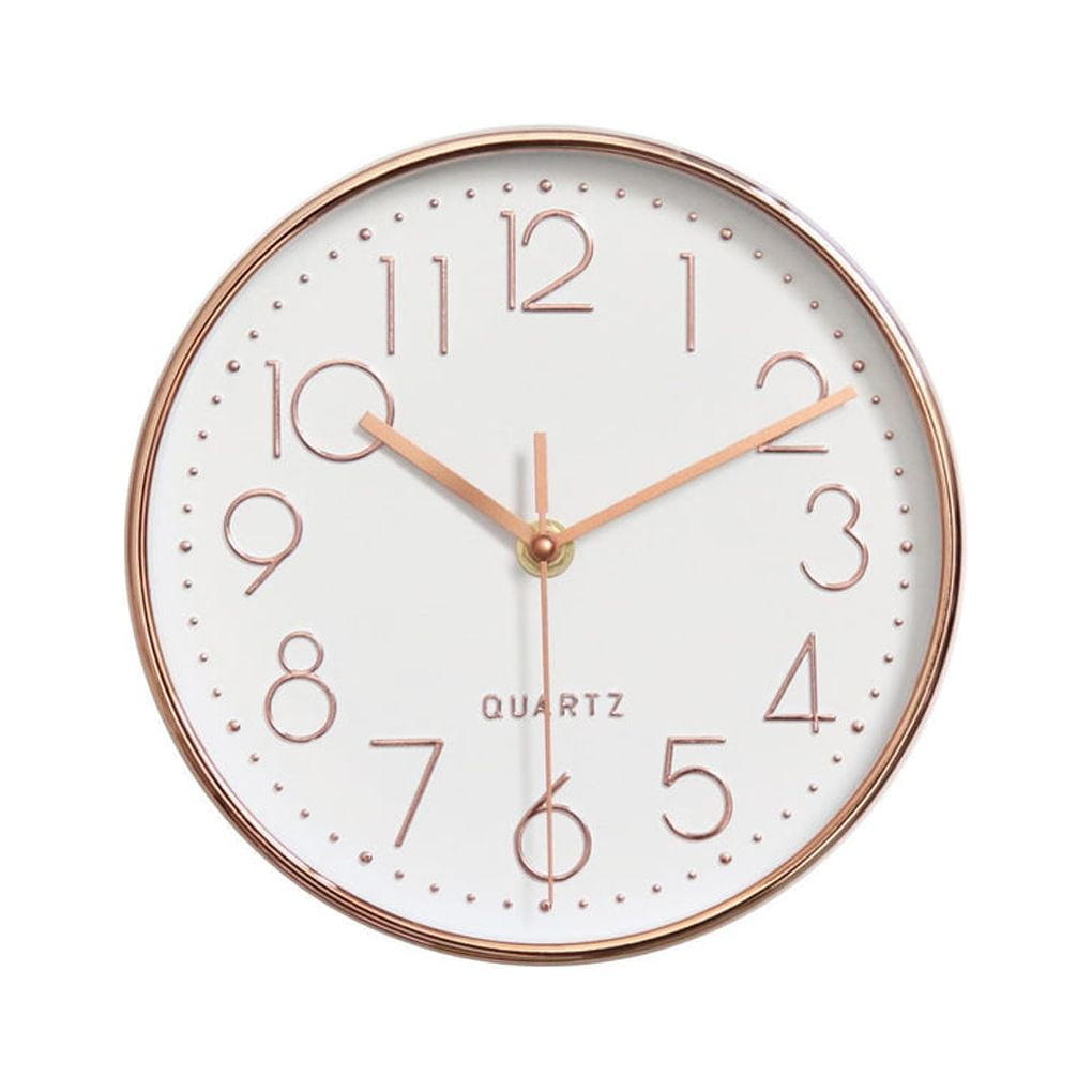 BrowQuartz Mute Wall Clock Fashion Living Room Portable Hanging Clocks ...