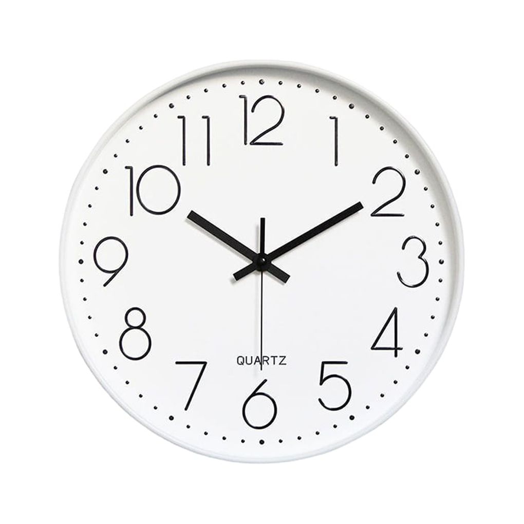 BrowQuartz Mute Wall Clock Fashion Living Room Portable Hanging Clocks ...