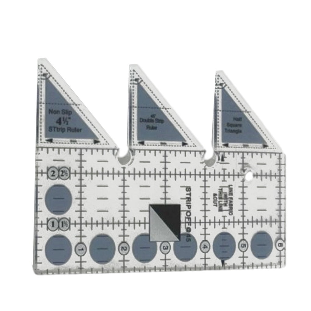 BrowQuartz Sewing Ruler Acrylic Transparent Measurement Template ...