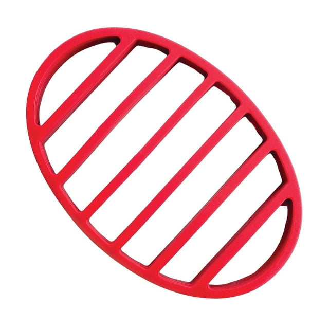 BrowQuartz Silicone Grill Tray Racks Red Oval Turkey Kitchenware ...