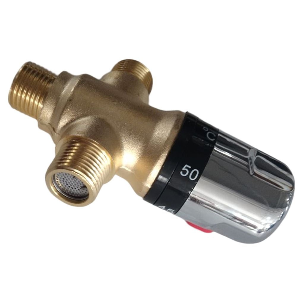 BrowQuartz Thermostatic Mixing Valve Faucet Temperature Adjustable ...