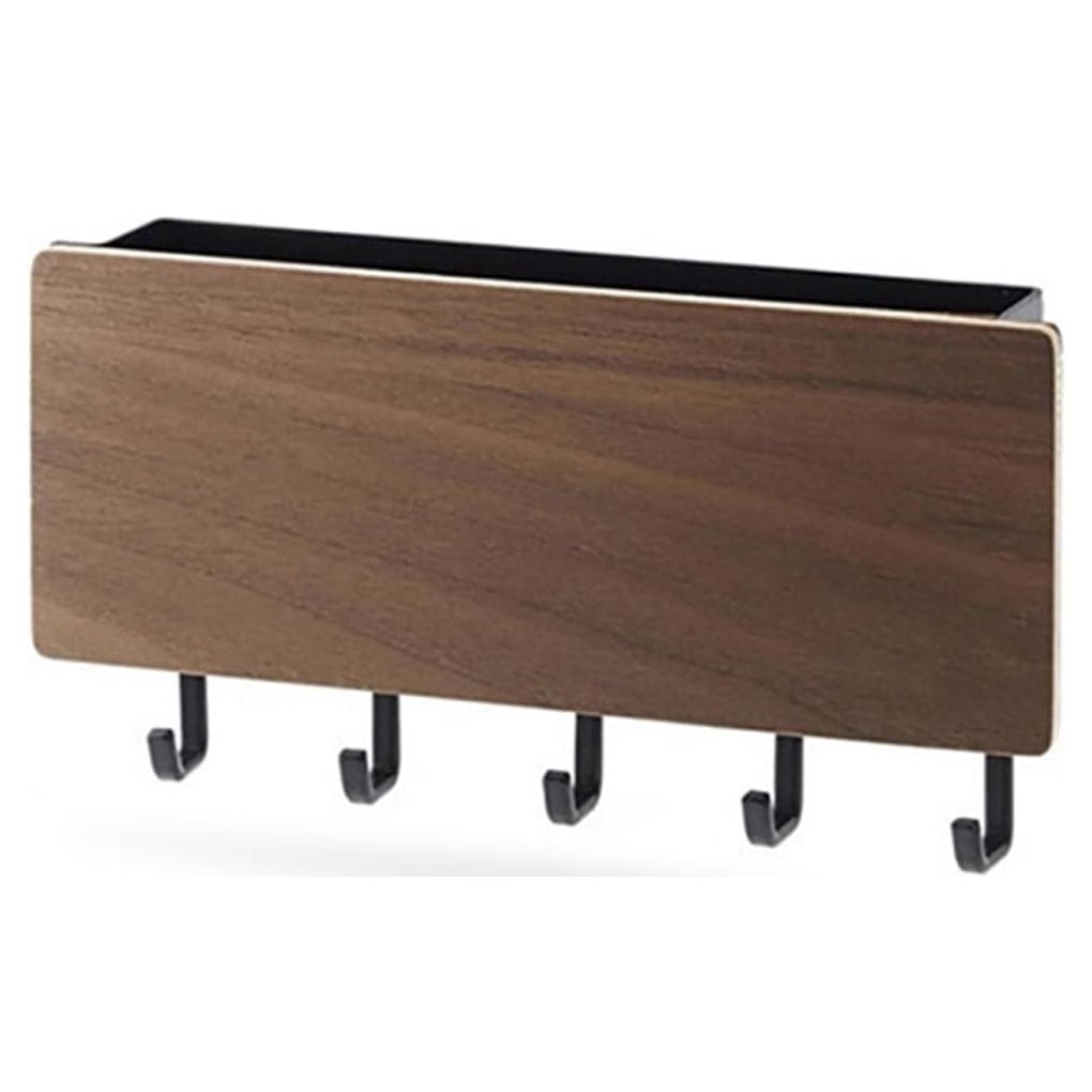 BrowQuartz Wall Sundries Shelf Wood Door Mounted Keys Hanger Hook Box ...