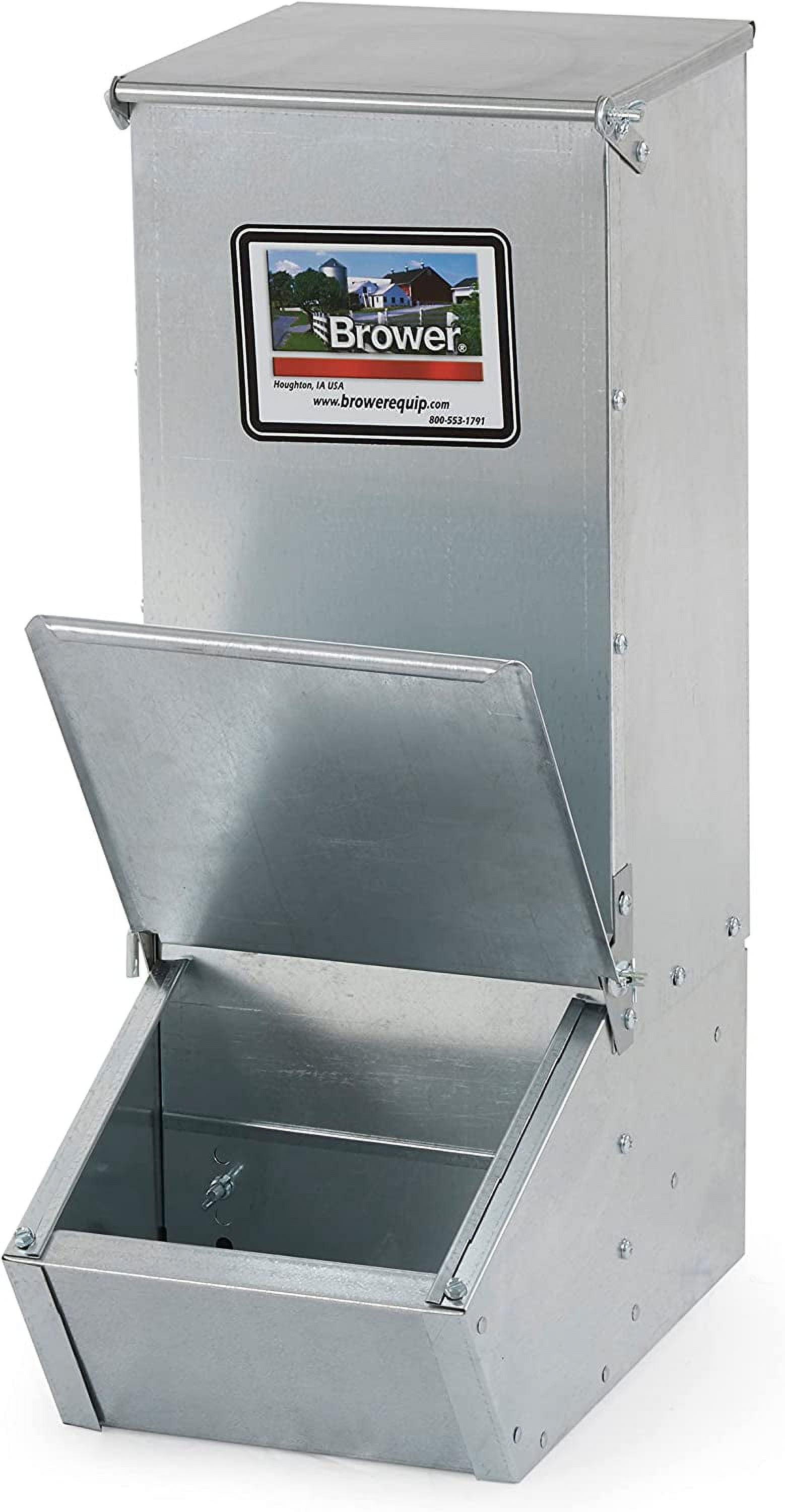 Brower 11H Single Door Automatic Easy Hog Feeder for Supplemental ...